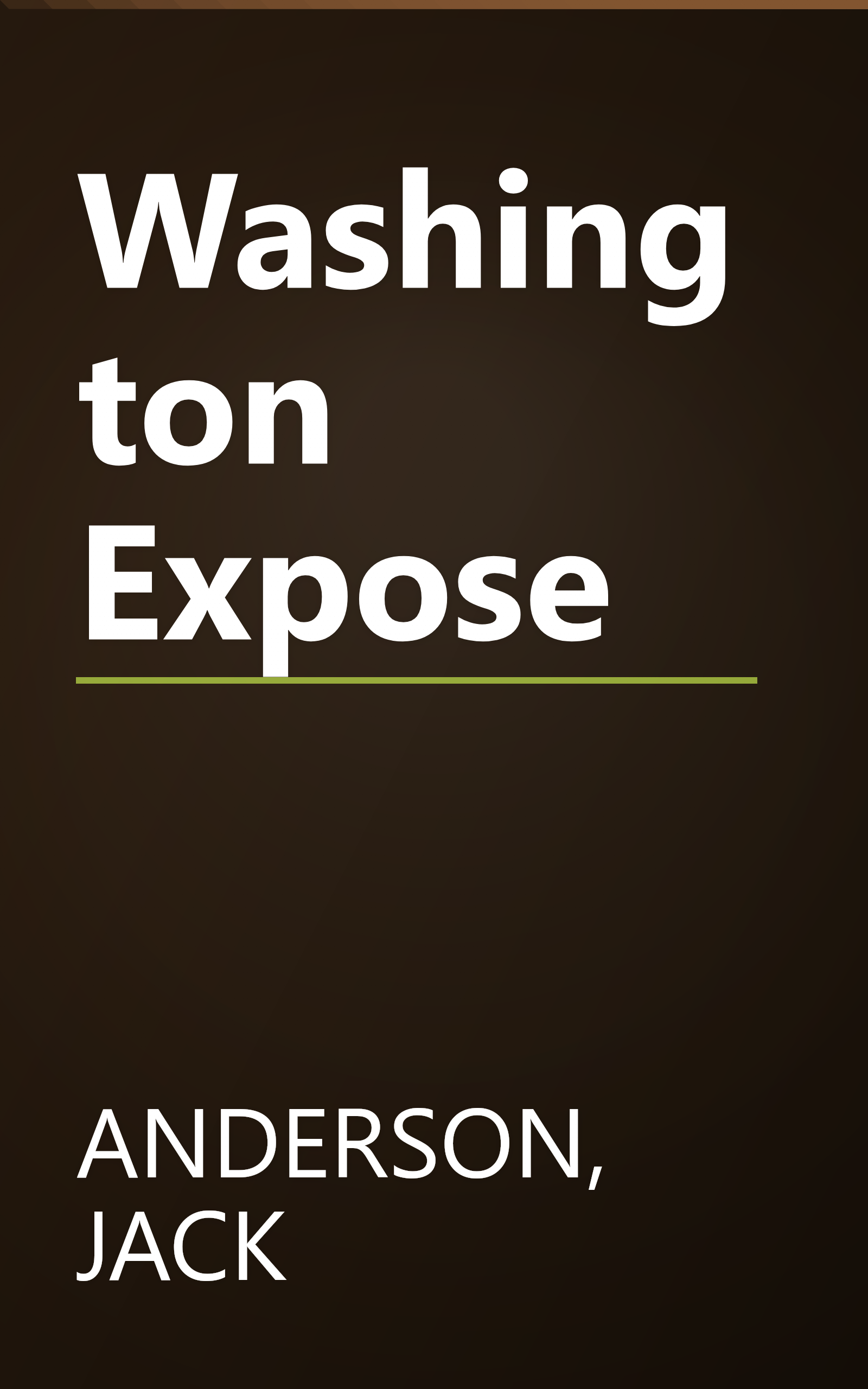 Washington Expose book cover