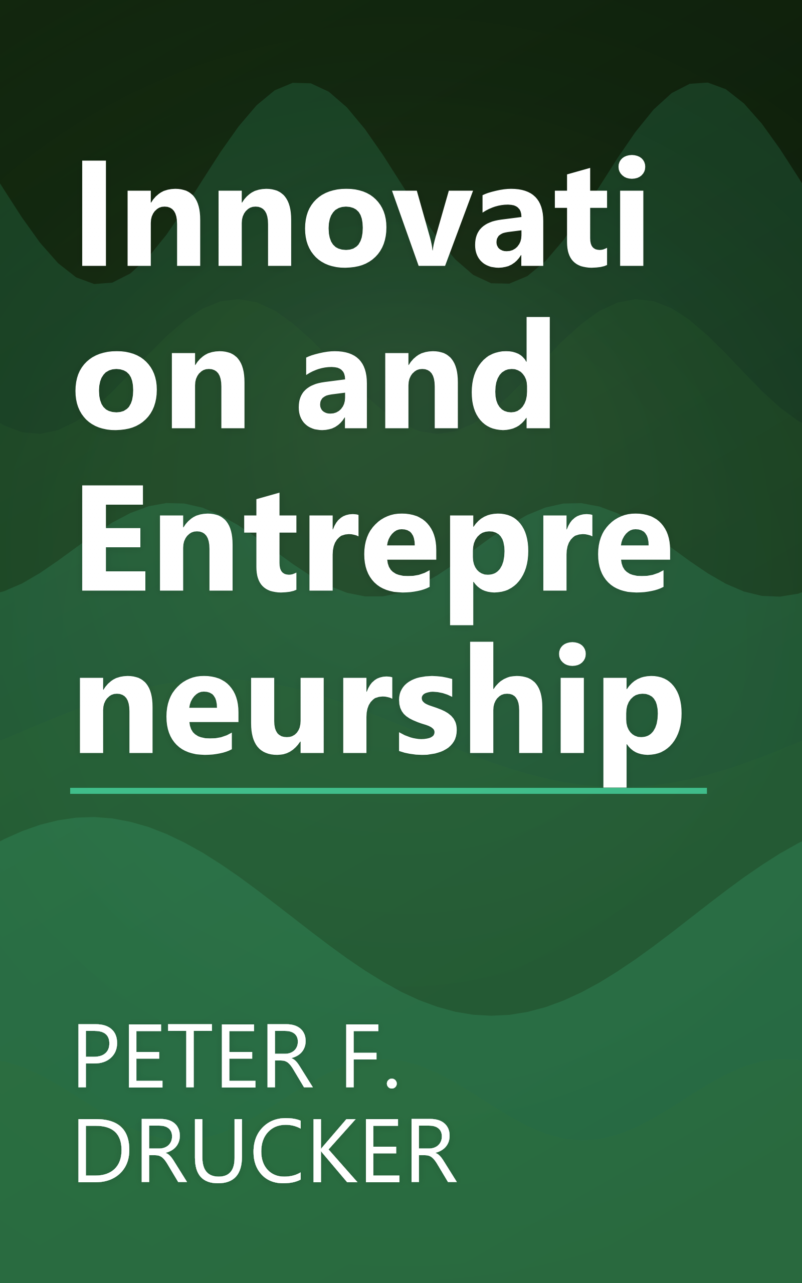 Innovation and Entrepreneurship book cover