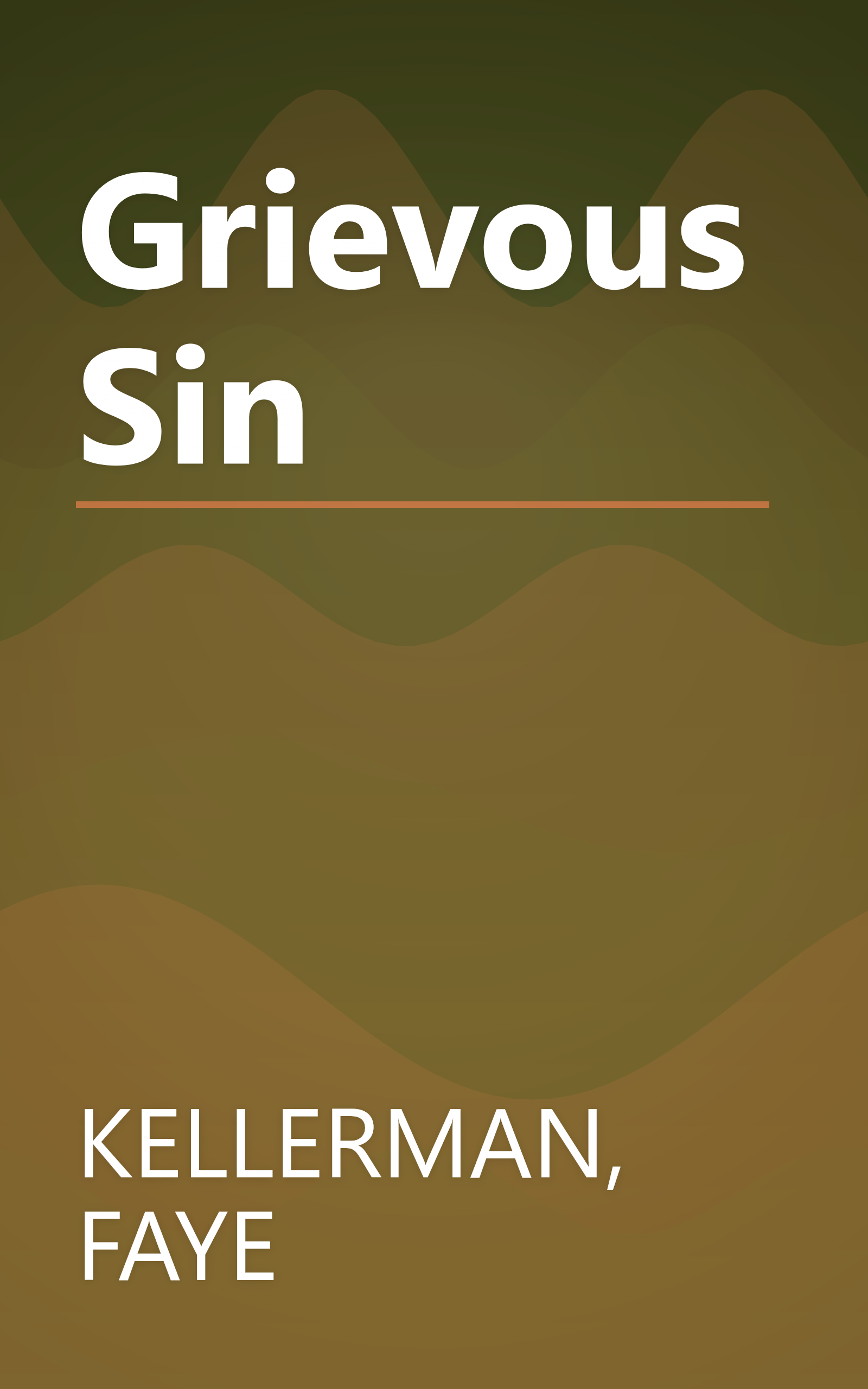 Grievous Sin book cover