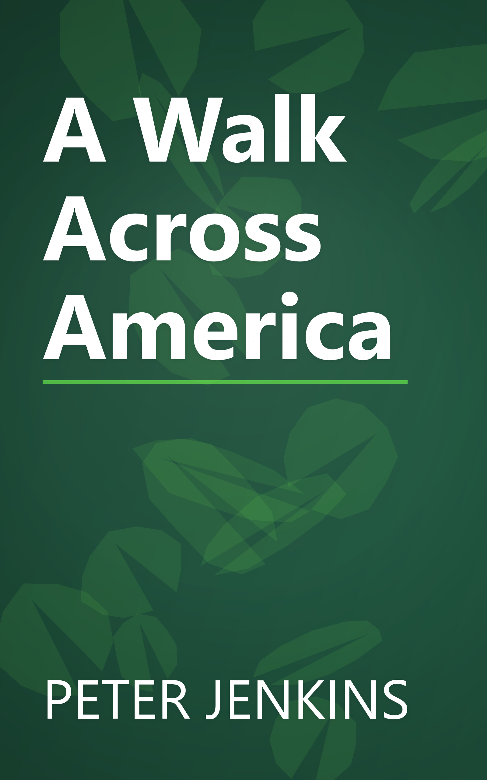 A Walk Across America book cover