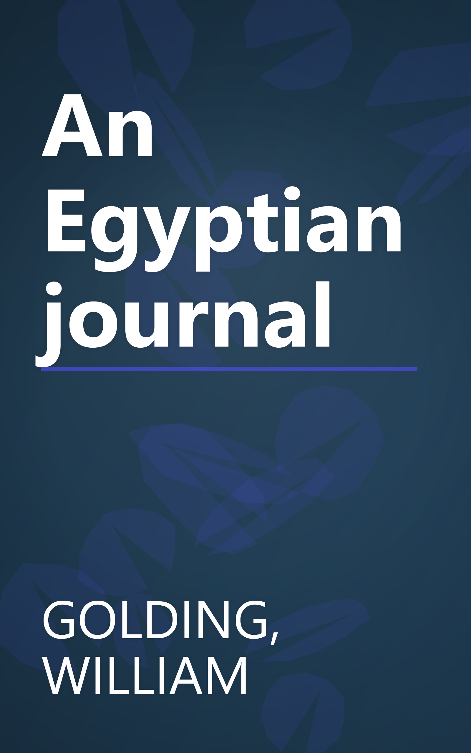 An Egyptian journal book cover