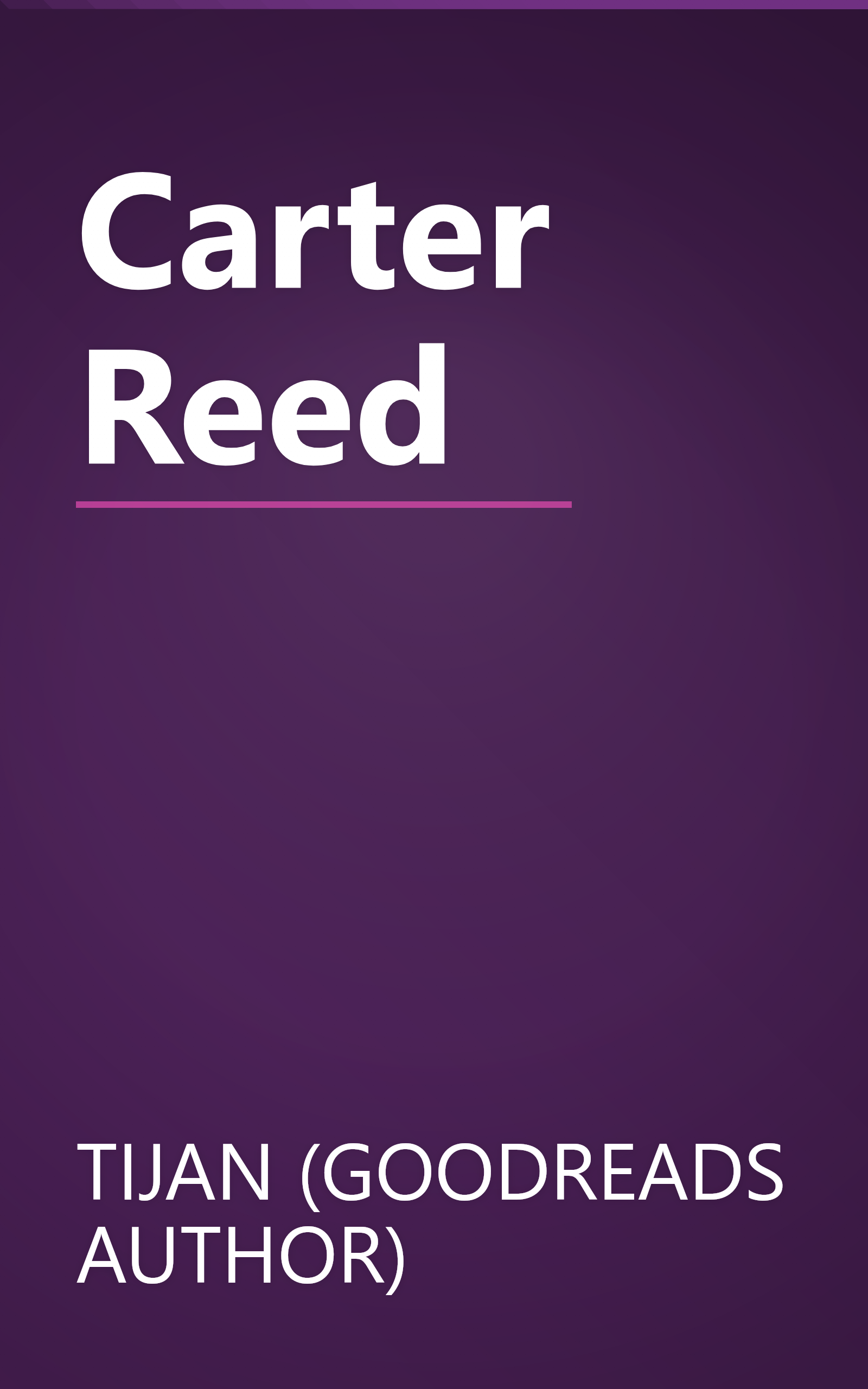 Carter Reed book cover
