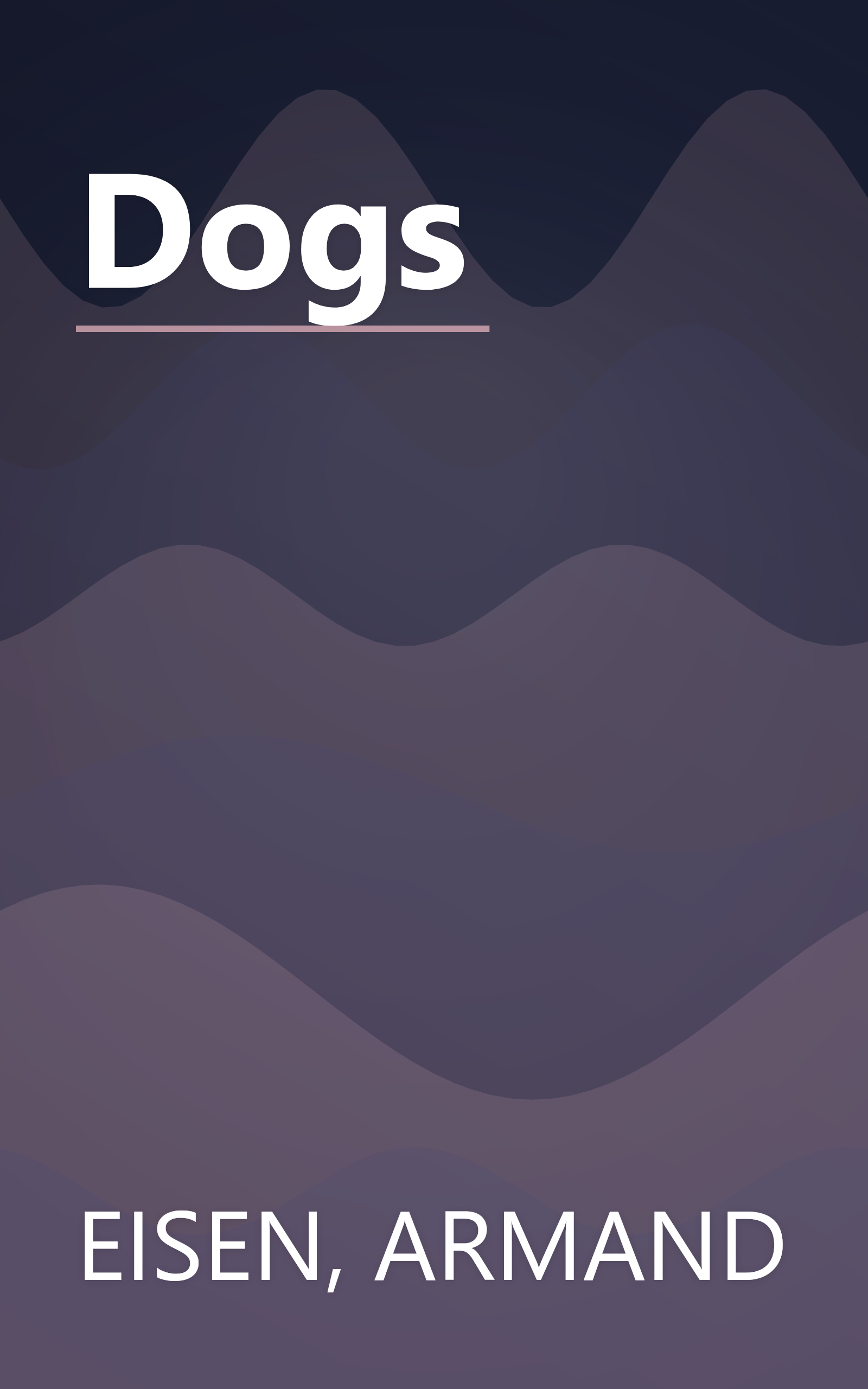 Dogs book cover
