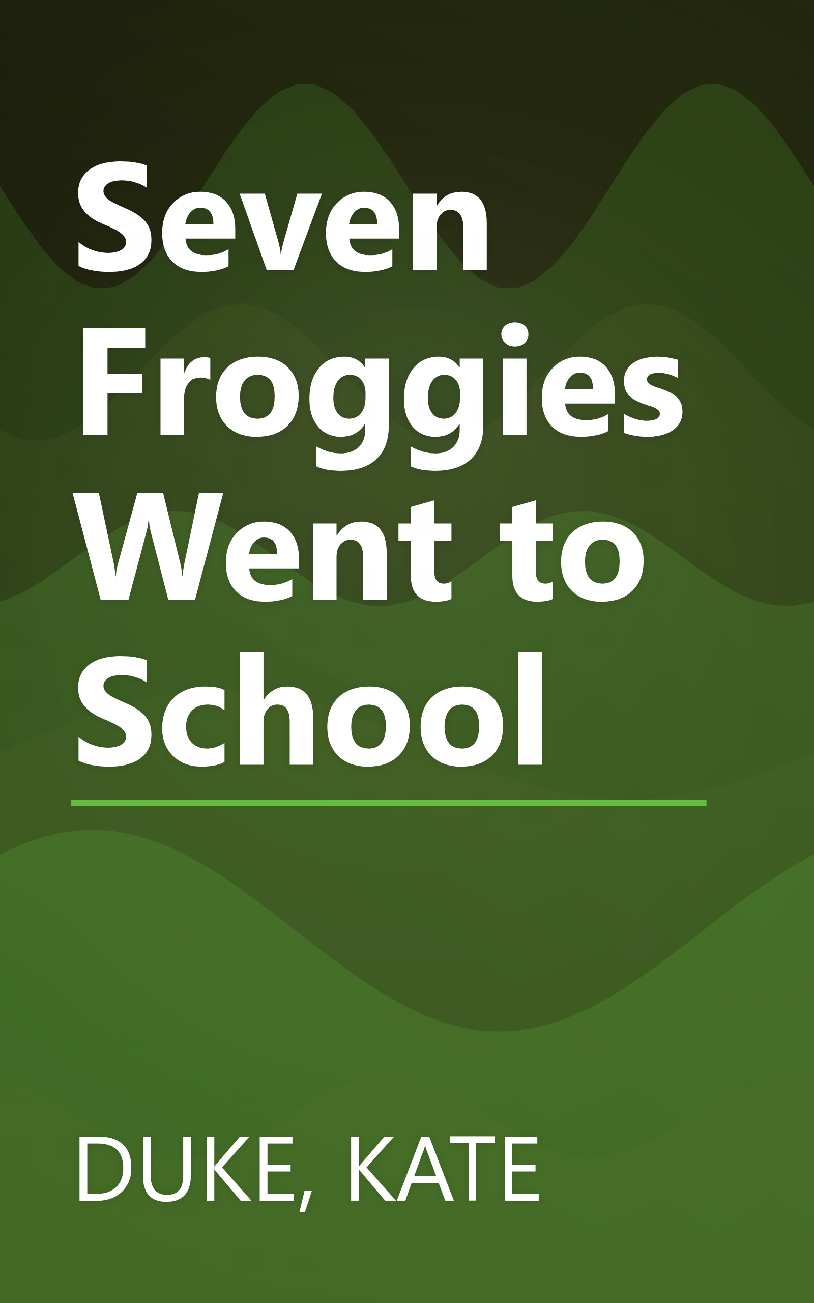 Seven Froggies Went to School book cover