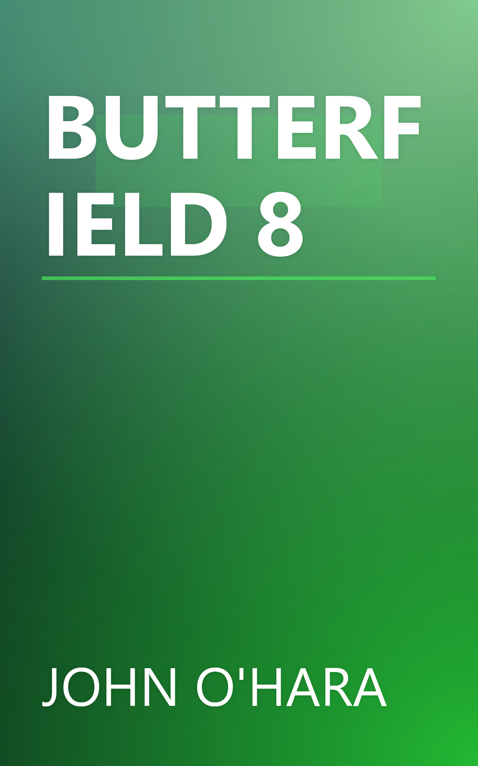 BUTTERFIELD 8 book cover