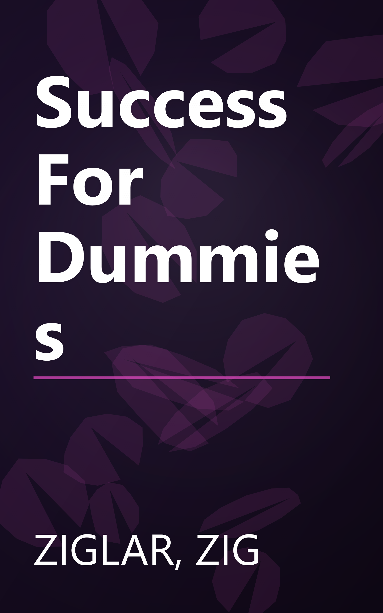 Success For Dummies book cover