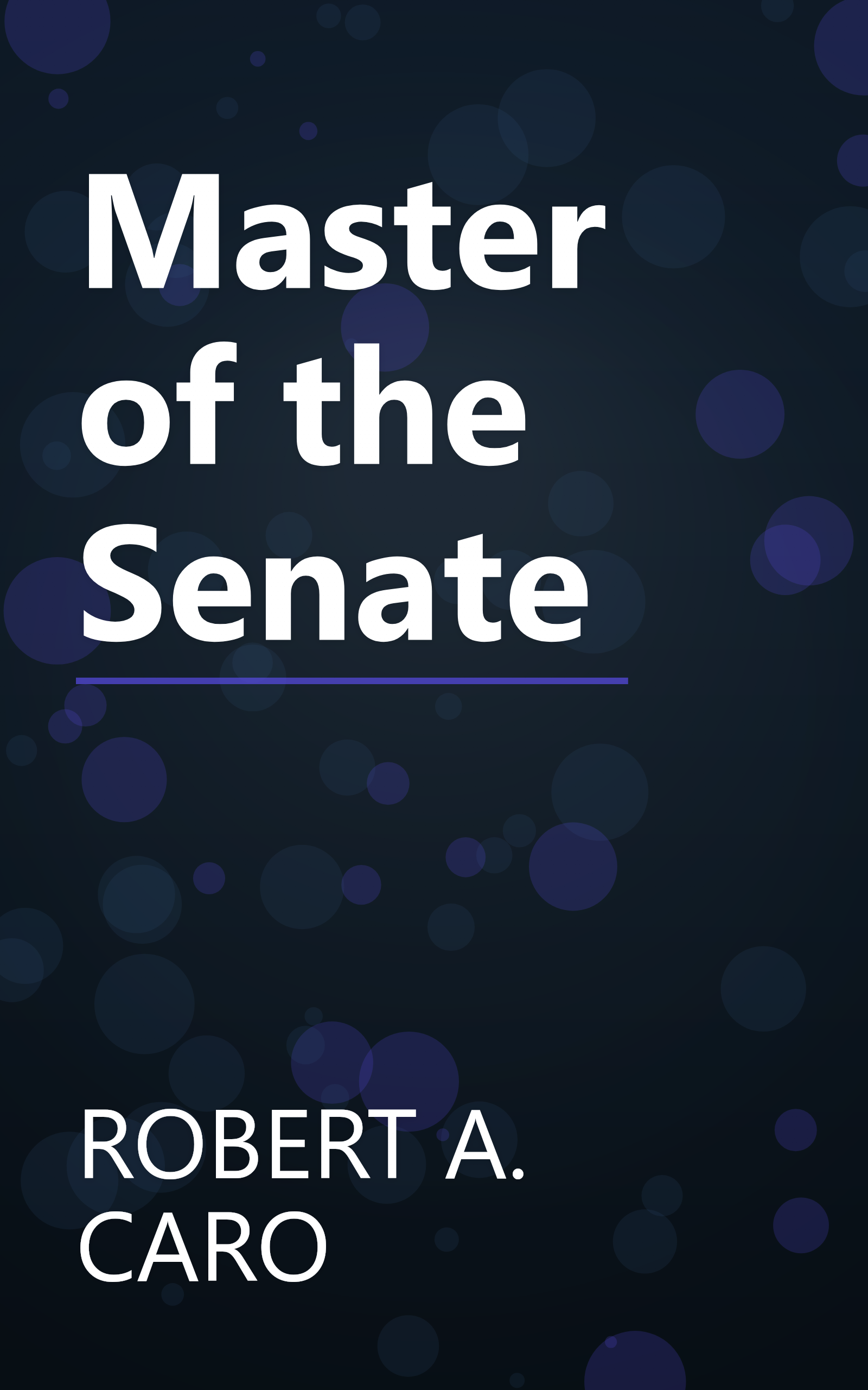 Master of the Senate book cover
