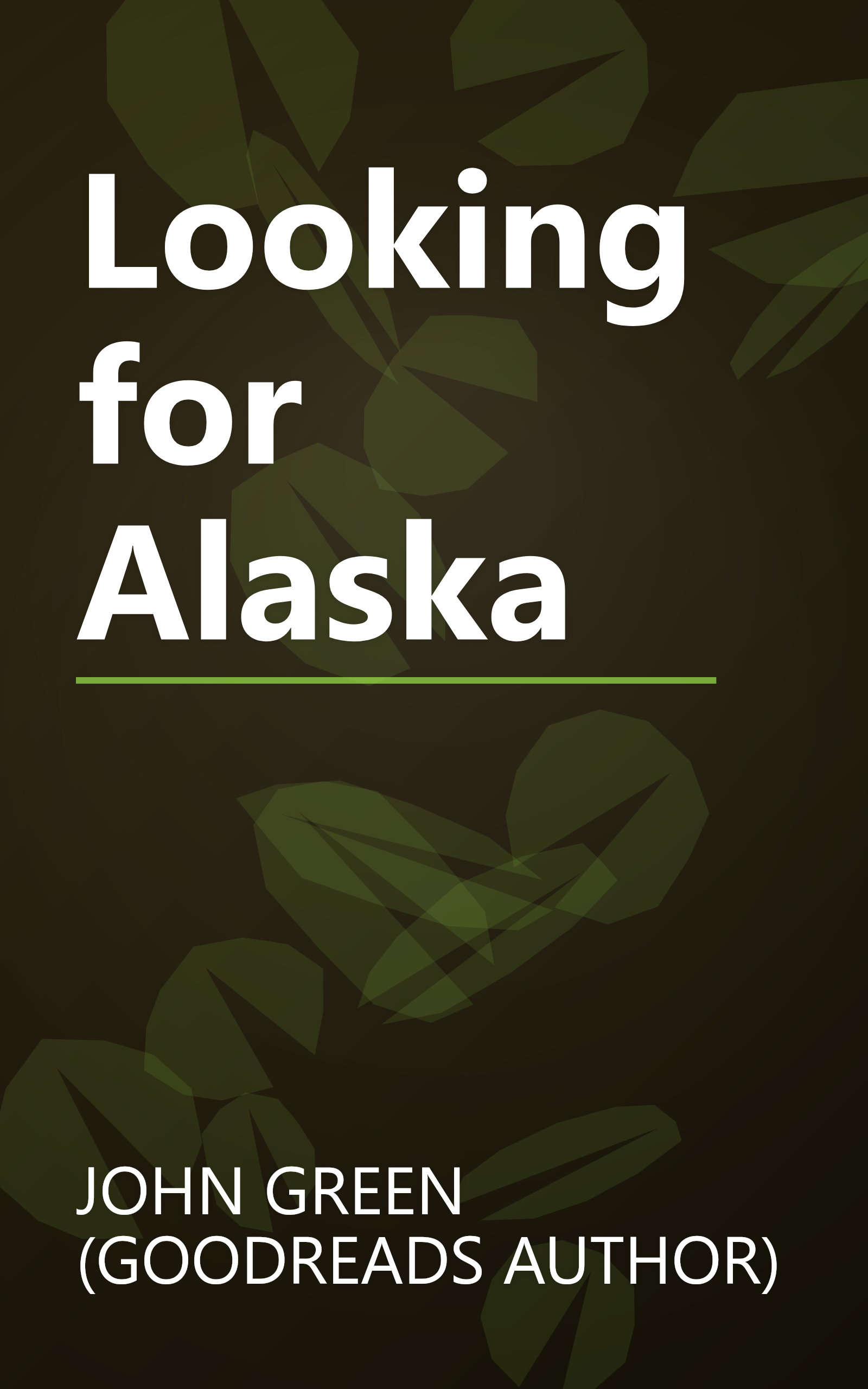 Looking for Alaska book cover