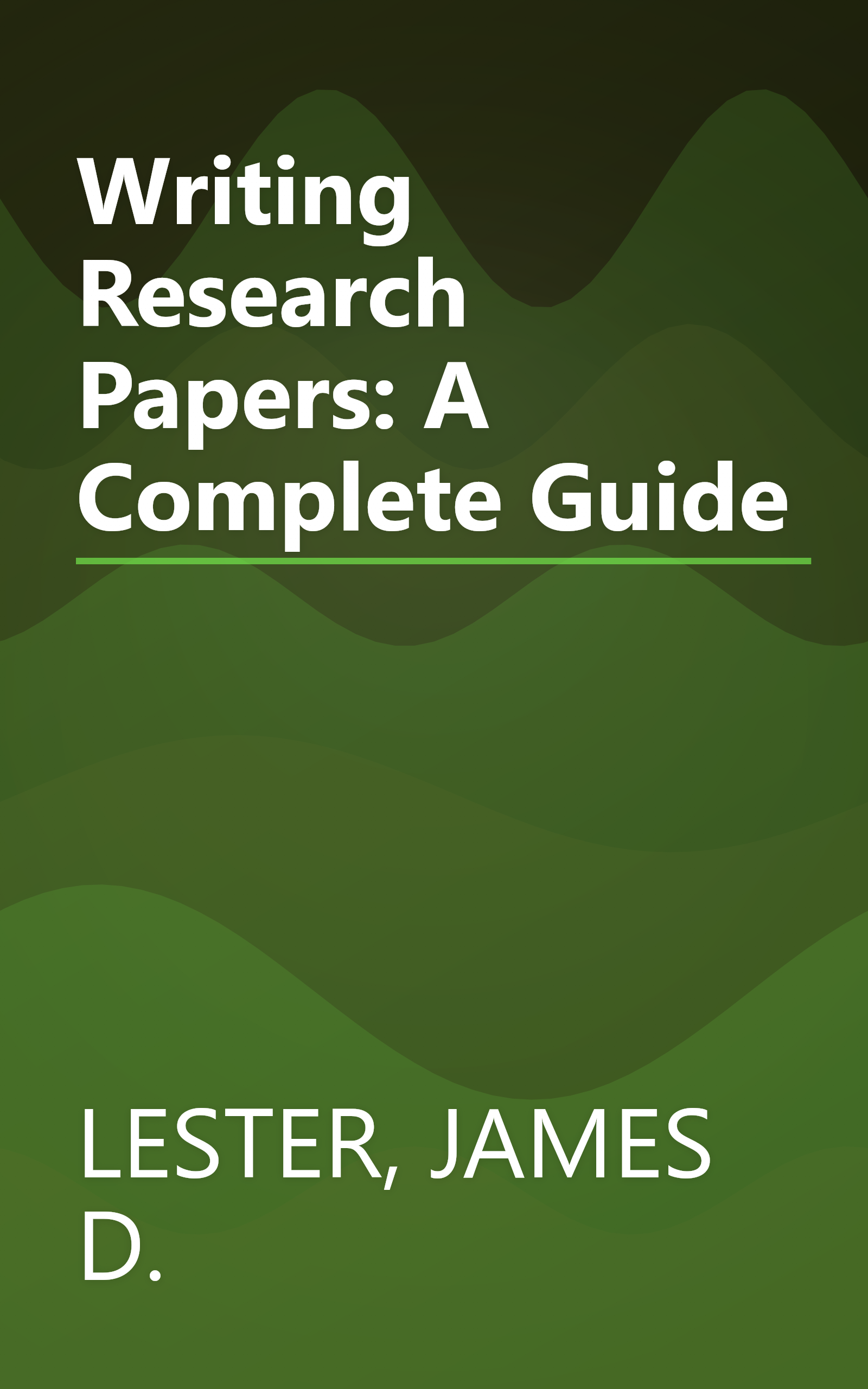 Writing Research Papers: A Complete Guide book cover