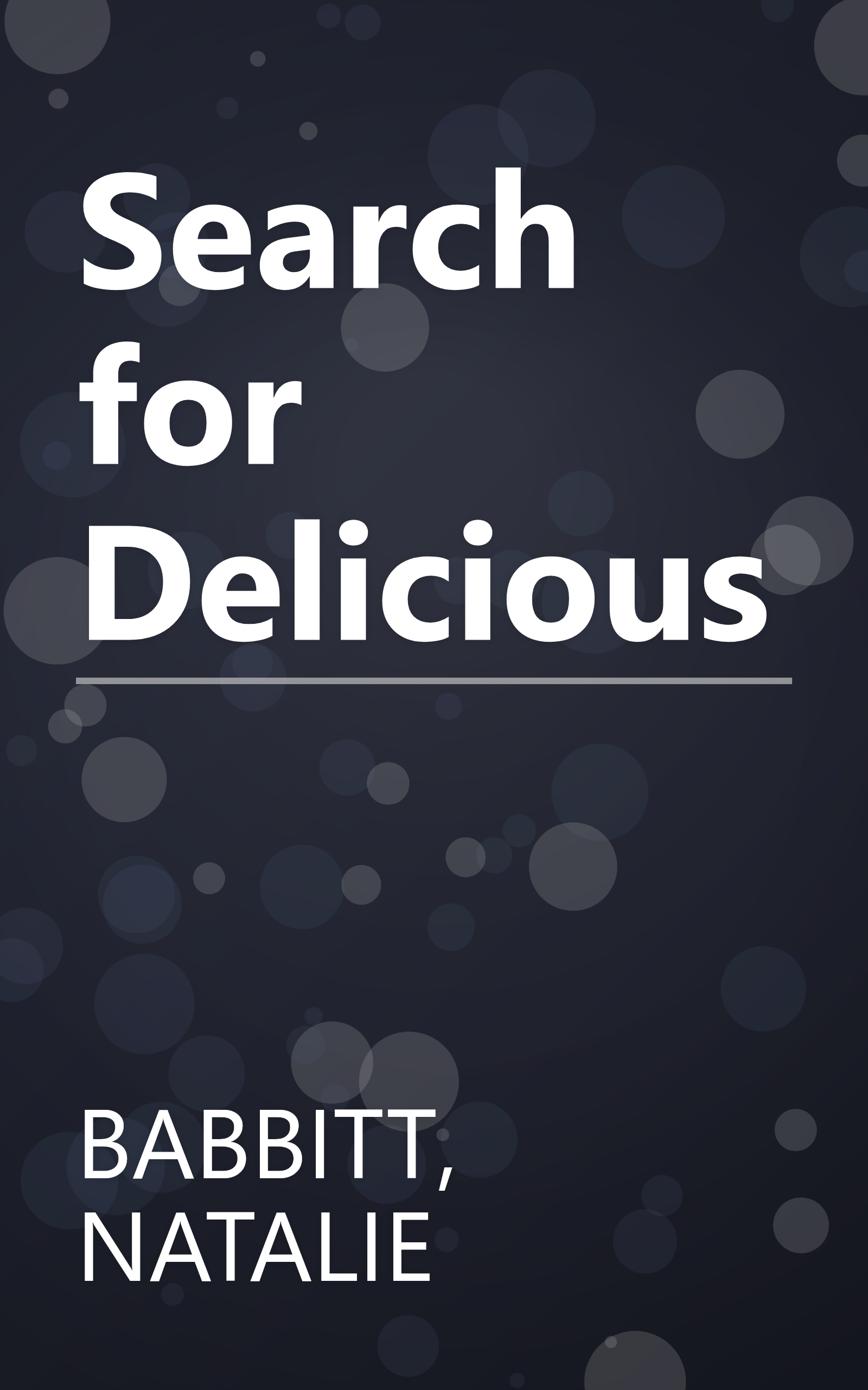 Search for Delicious book cover