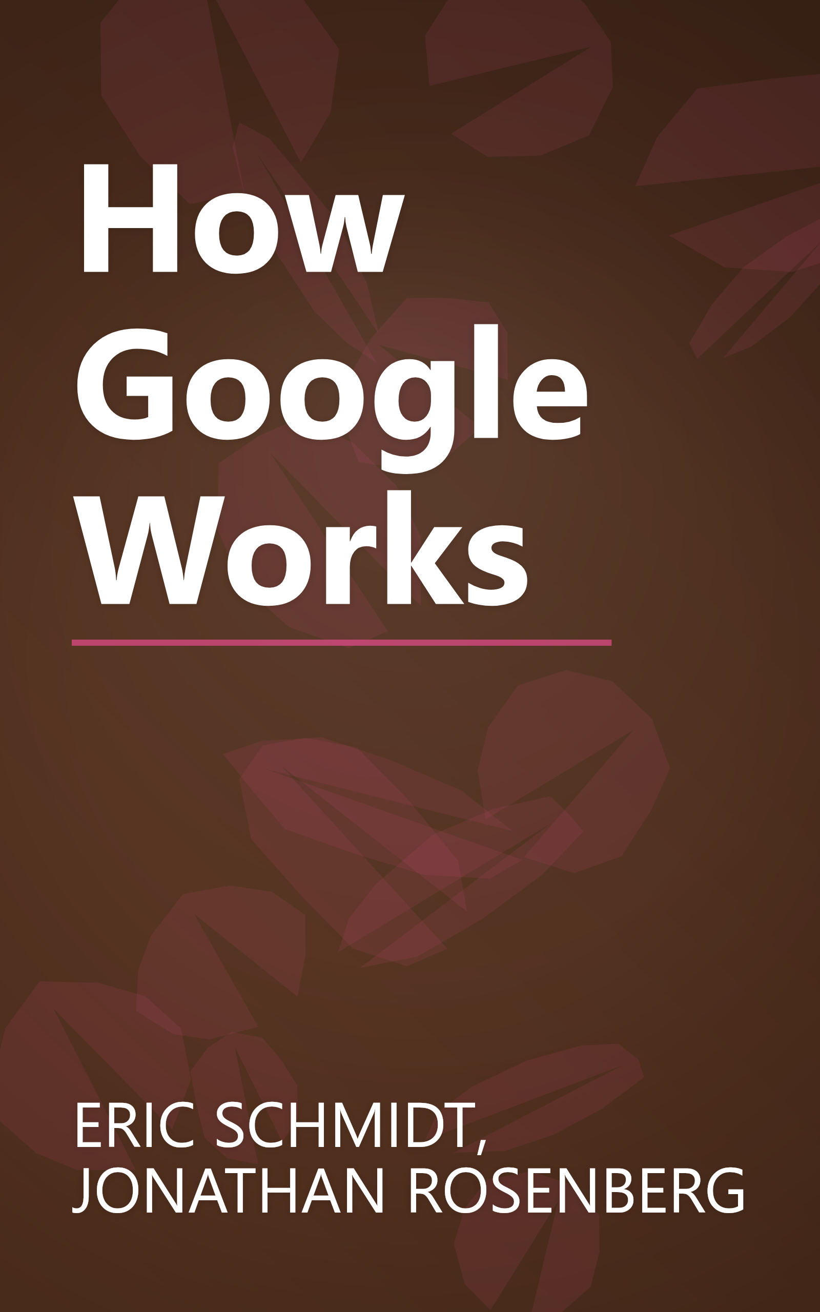 How Google Works book cover