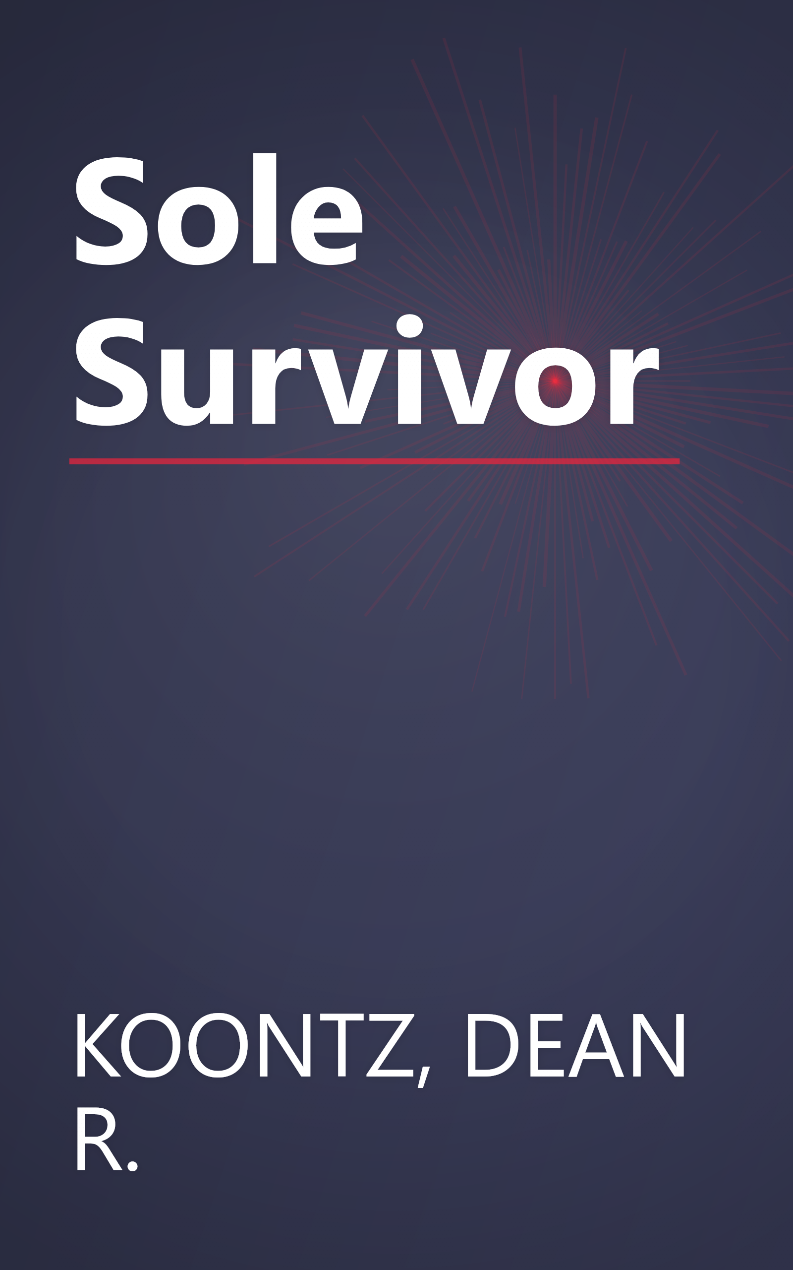 Sole Survivor book cover