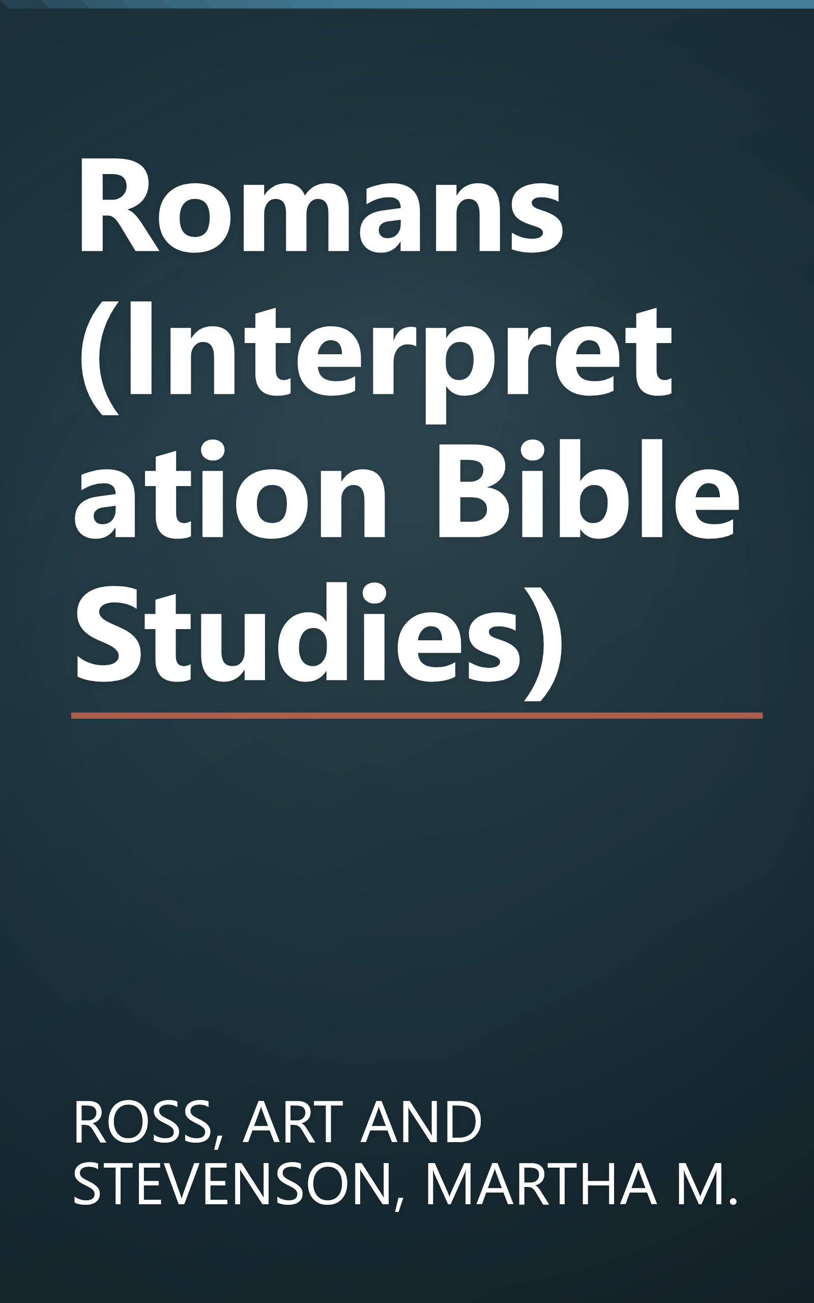 Romans (Interpretation Bible Studies) book cover