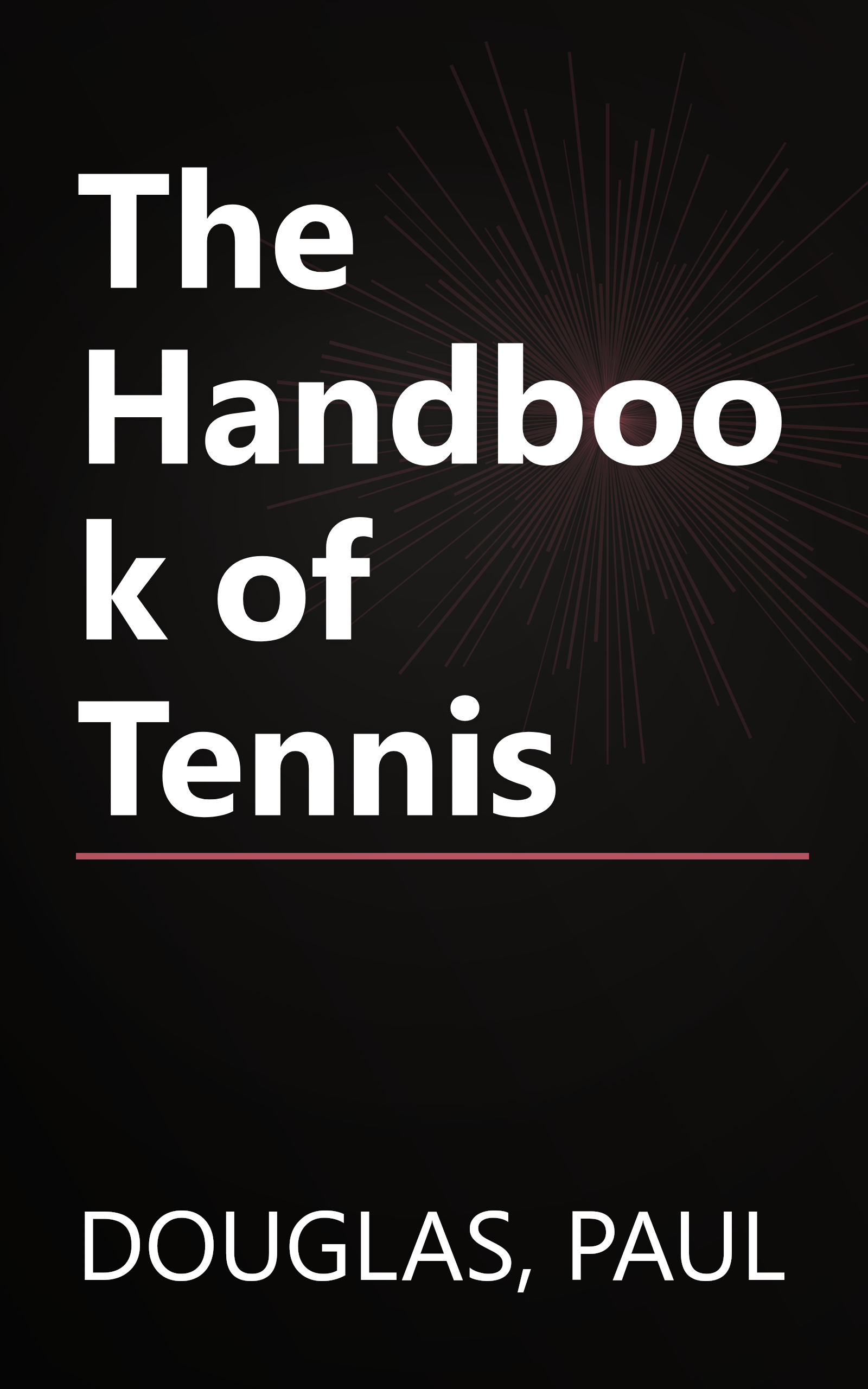 The Handbook of Tennis book cover
