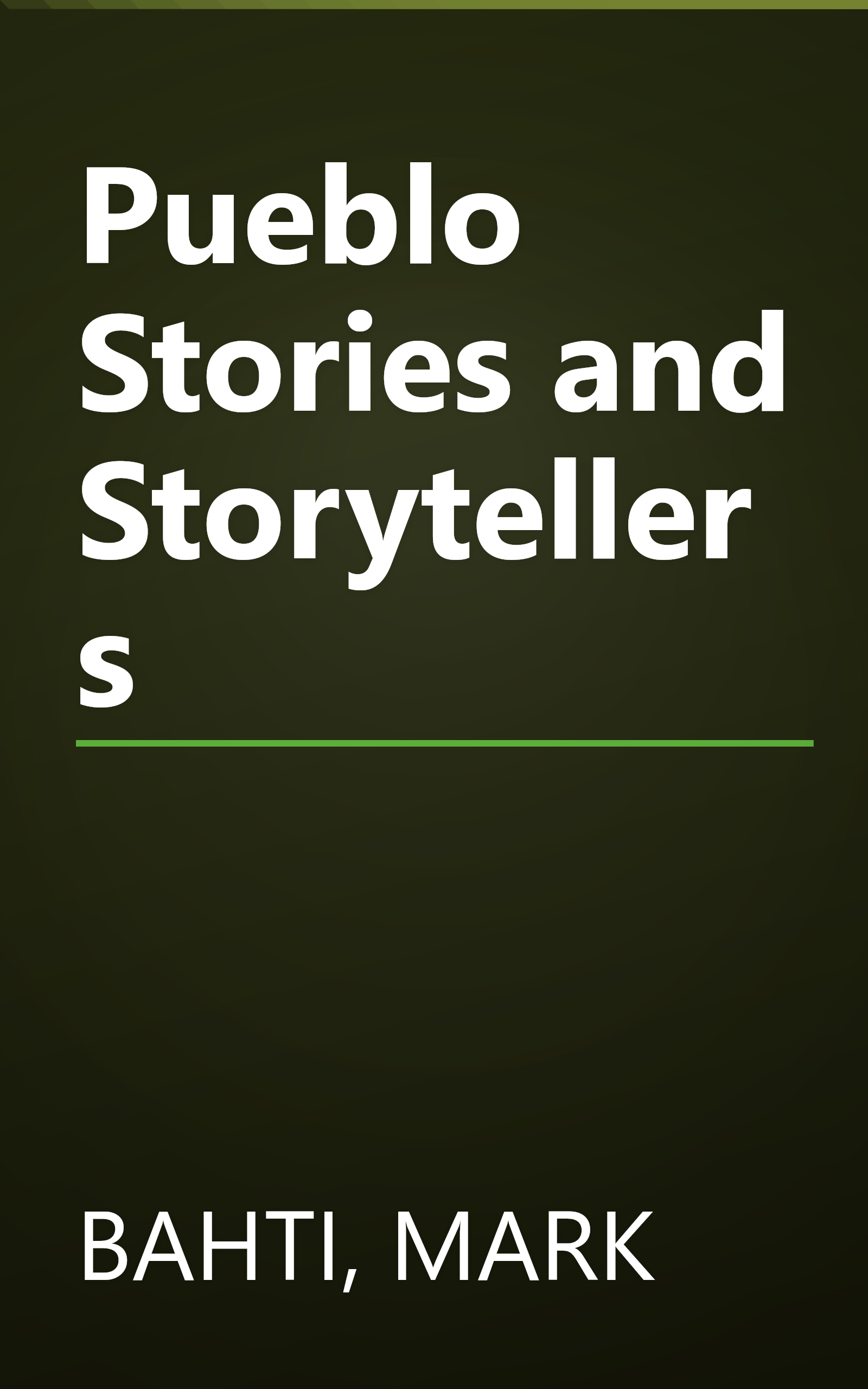 Pueblo Stories and Storytellers book cover