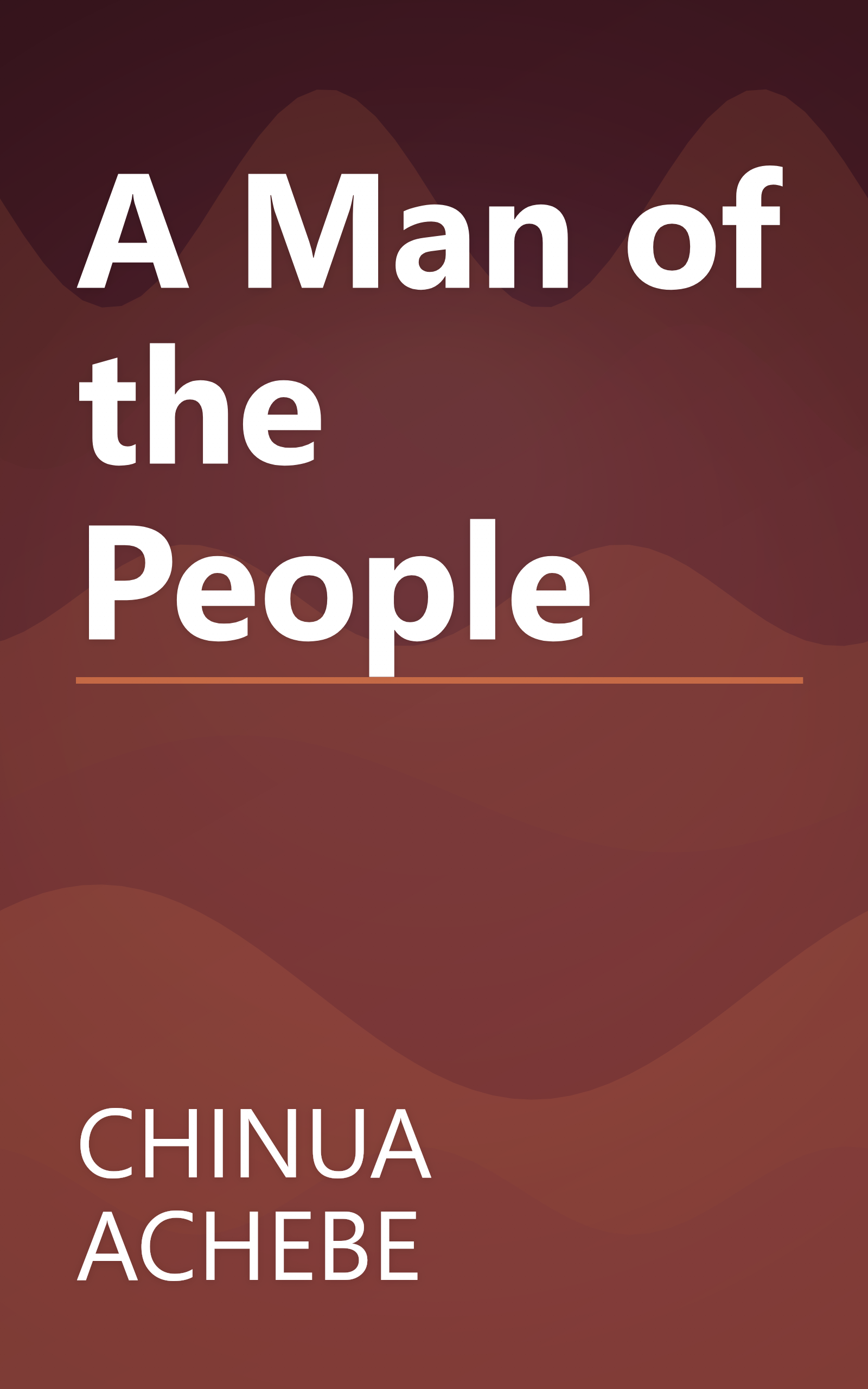 A Man of the People book cover