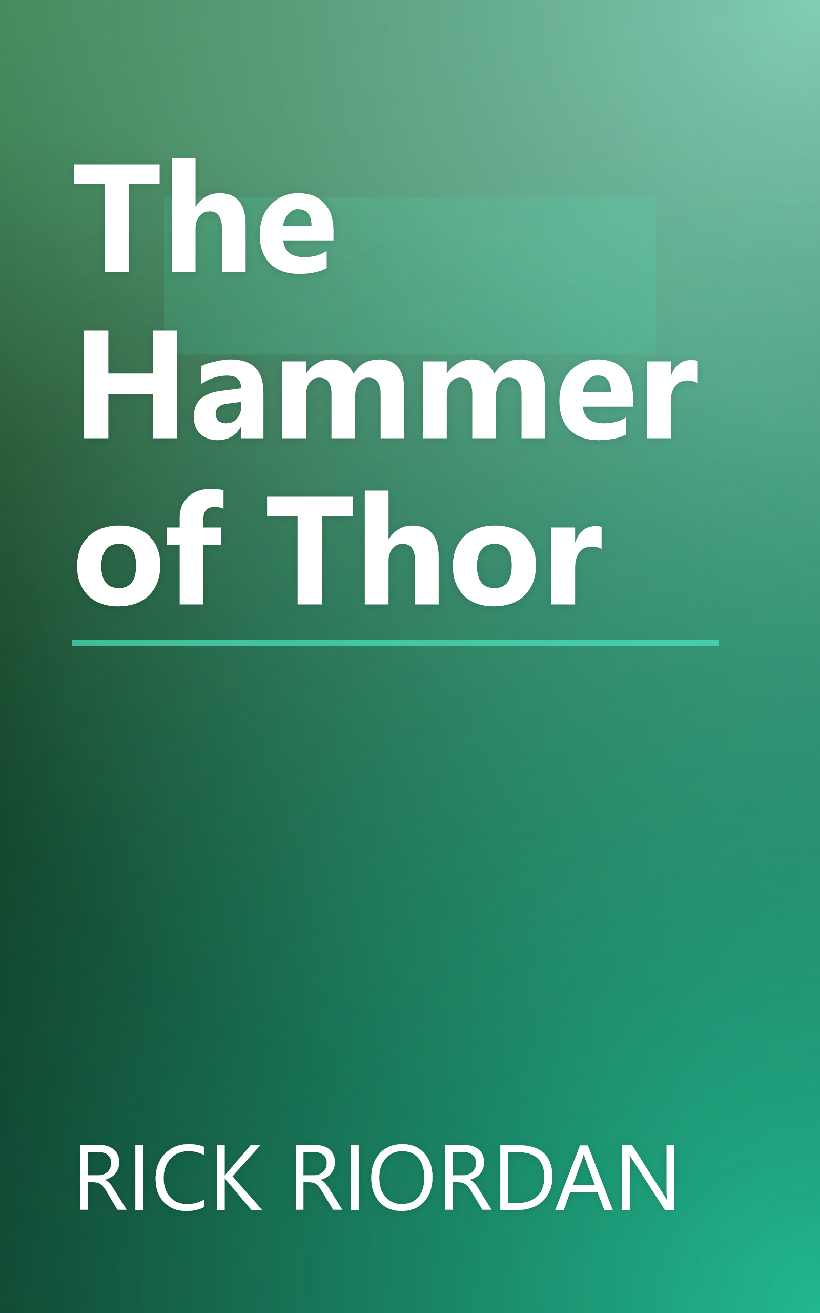 The Hammer of Thor book cover