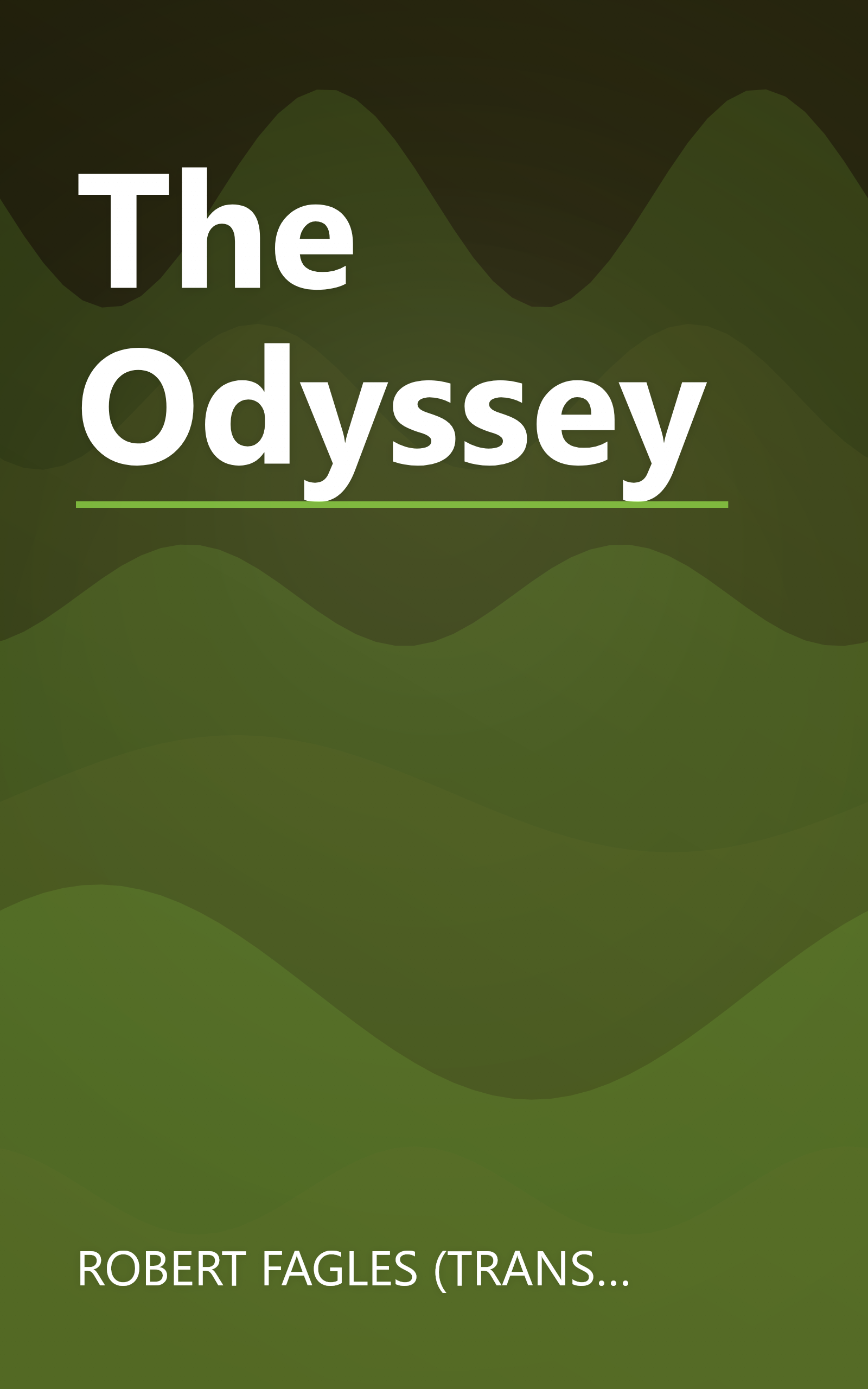 The Odyssey book cover