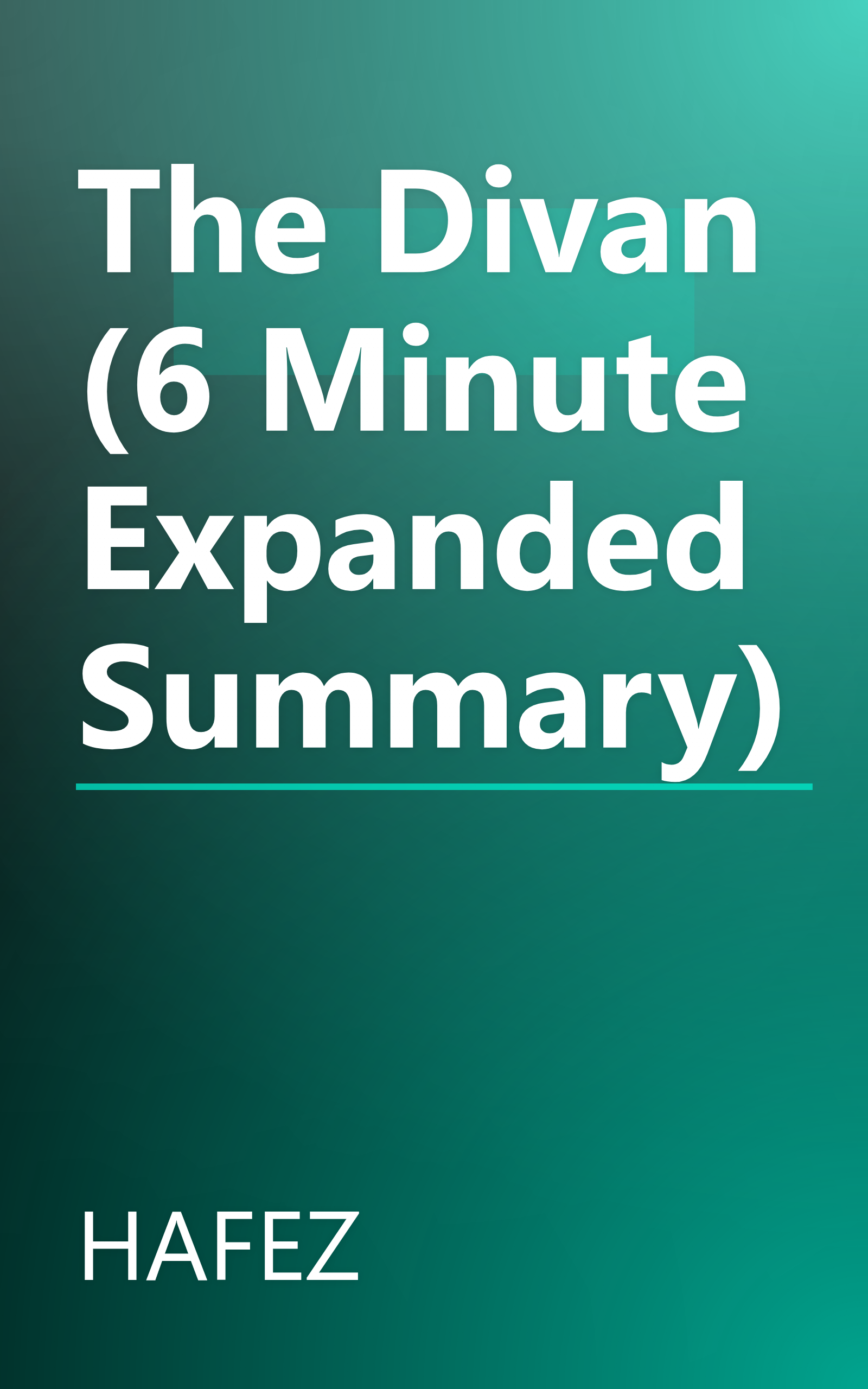 The Divan (6 Minute   Expanded Summary) book cover