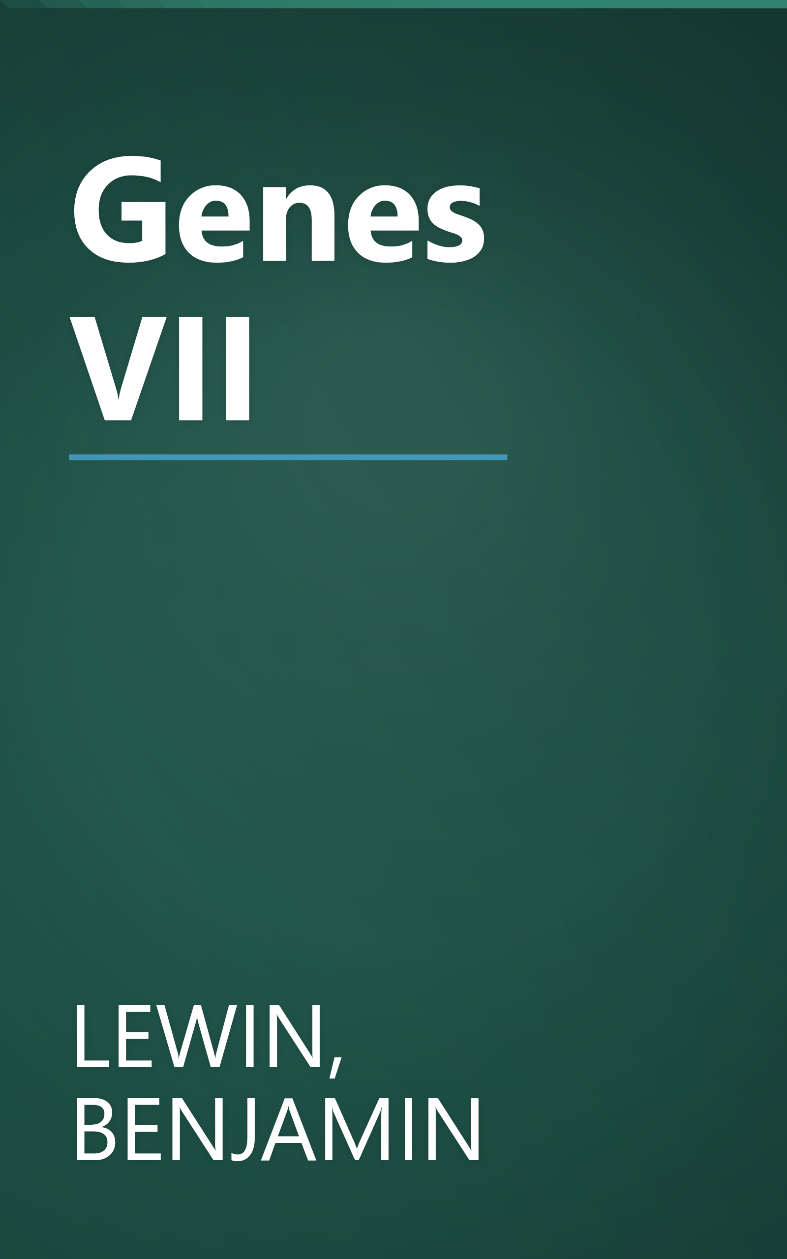 Genes VII book cover