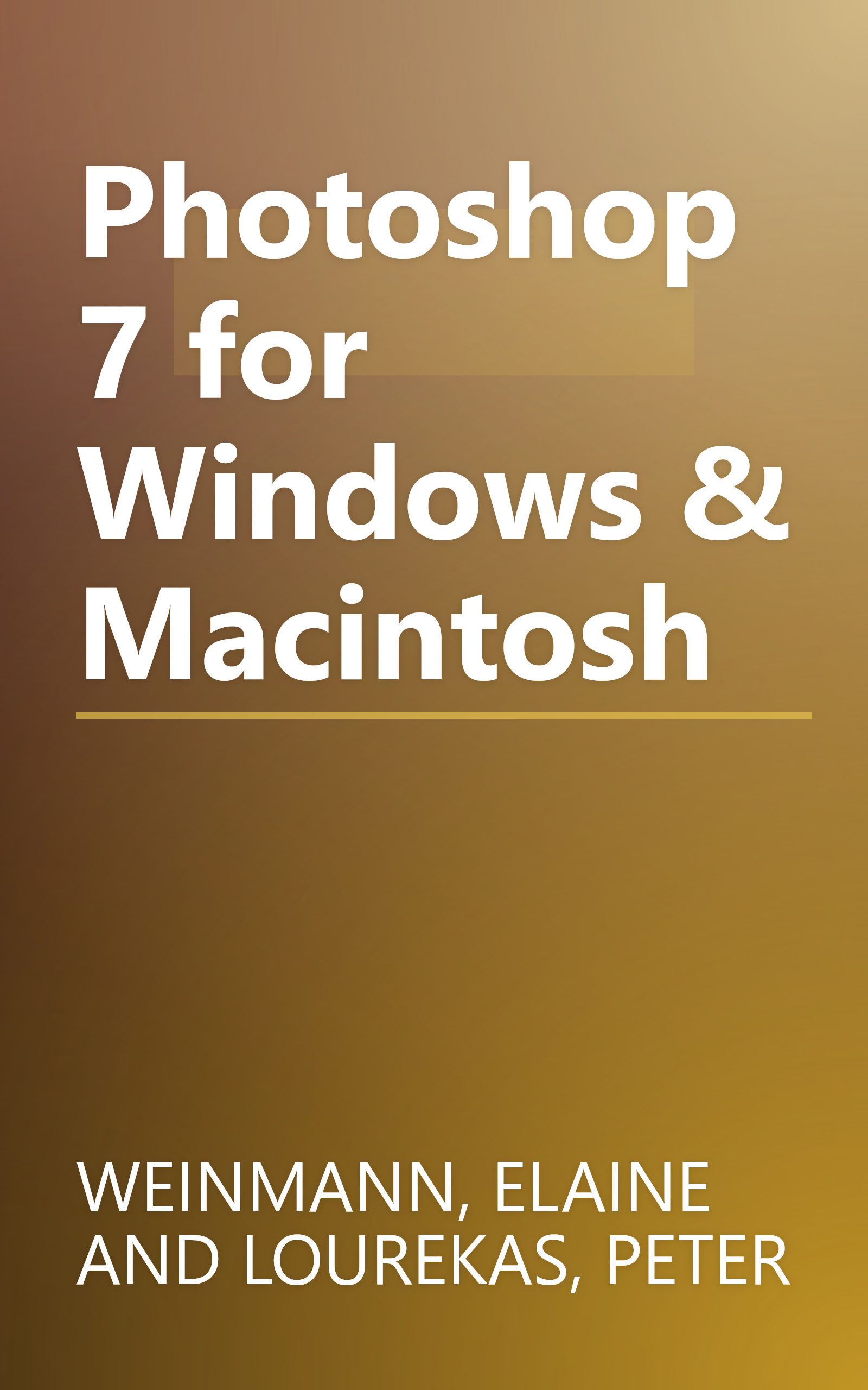 Photoshop 7 for Windows & Macintosh book cover