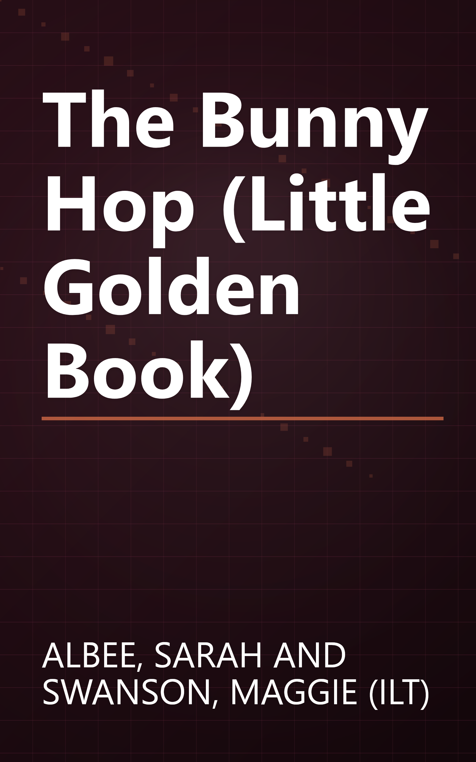 The Bunny Hop (Little Golden Book) book cover
