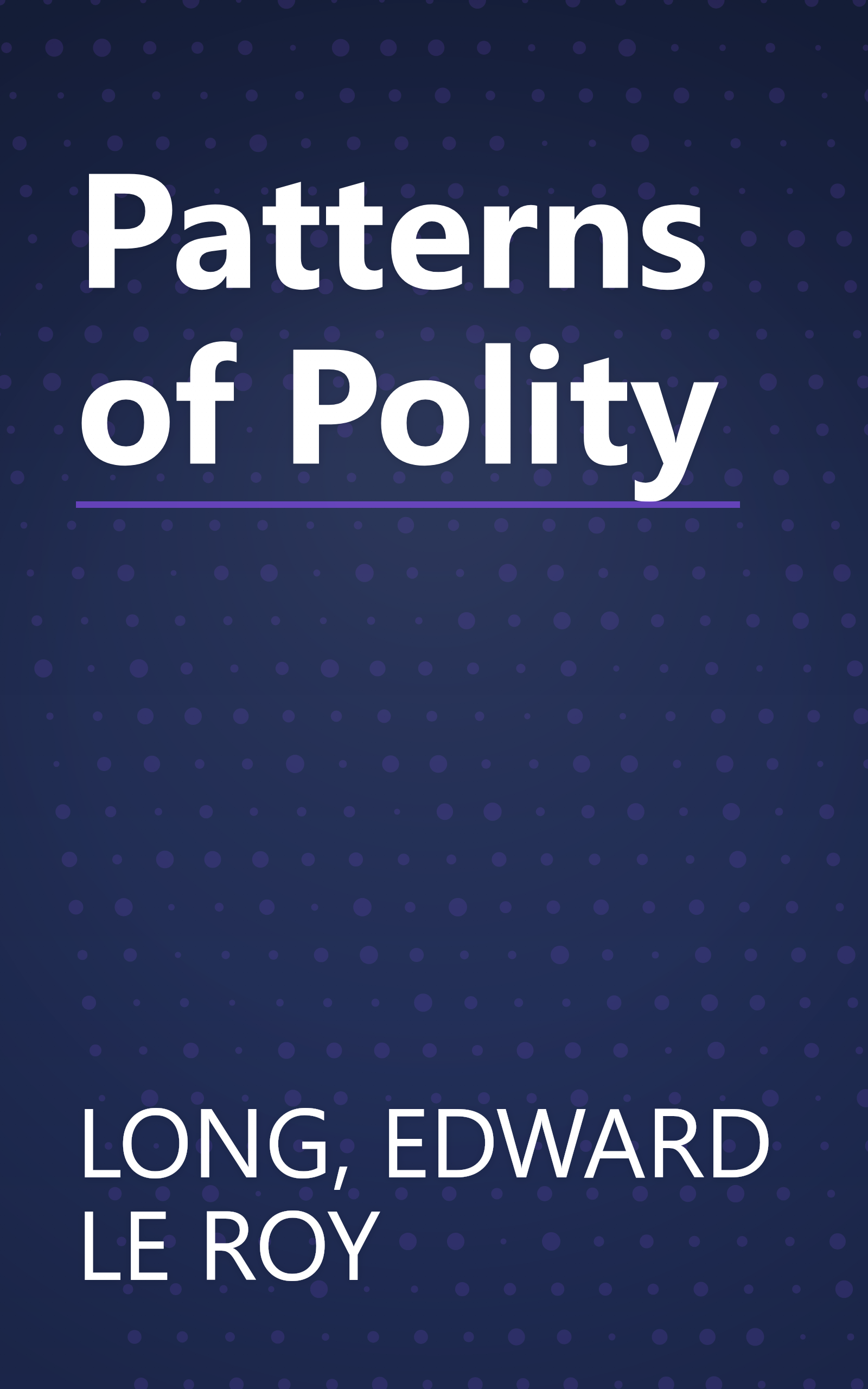 Patterns of Polity book cover