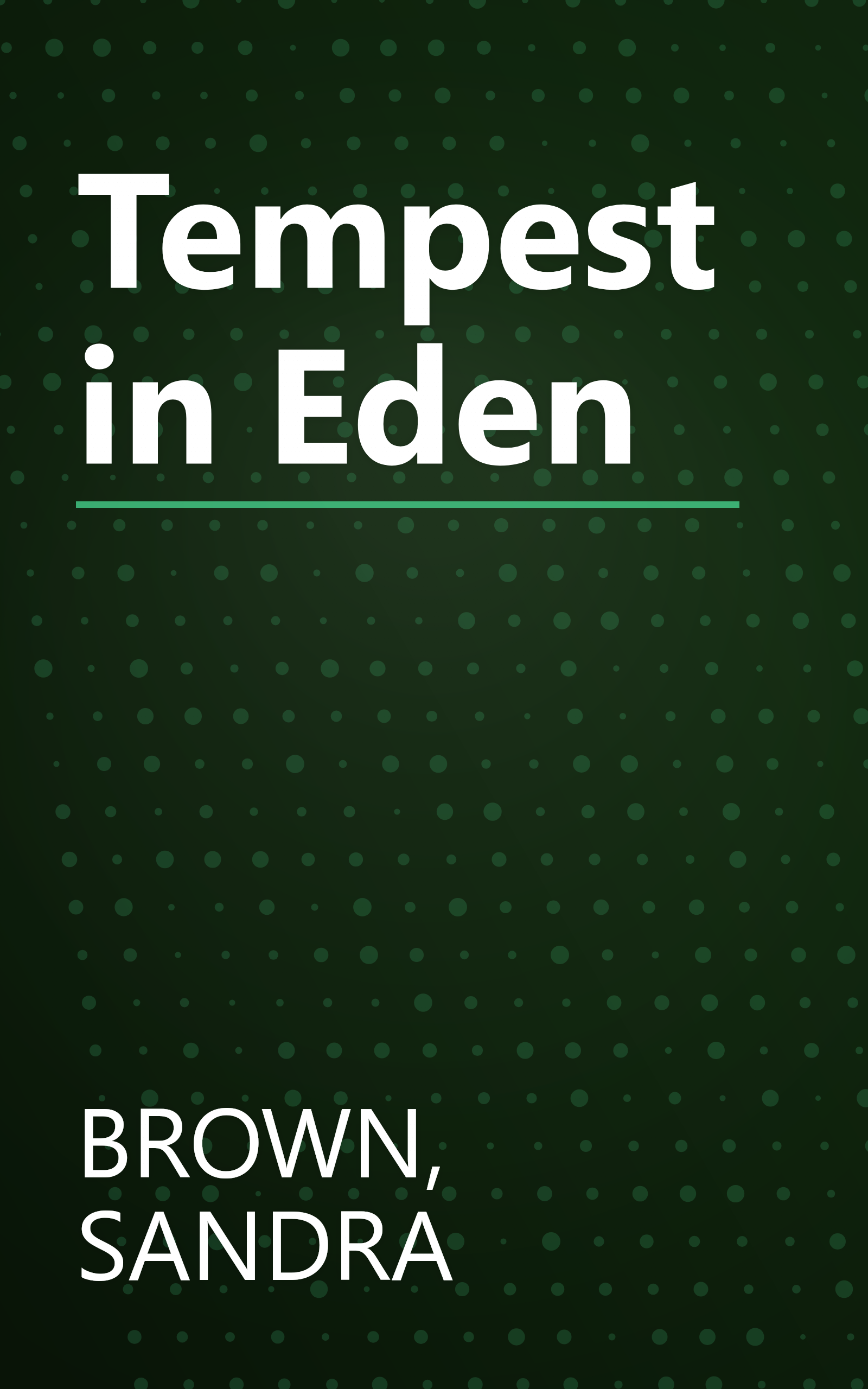 Tempest in Eden book cover