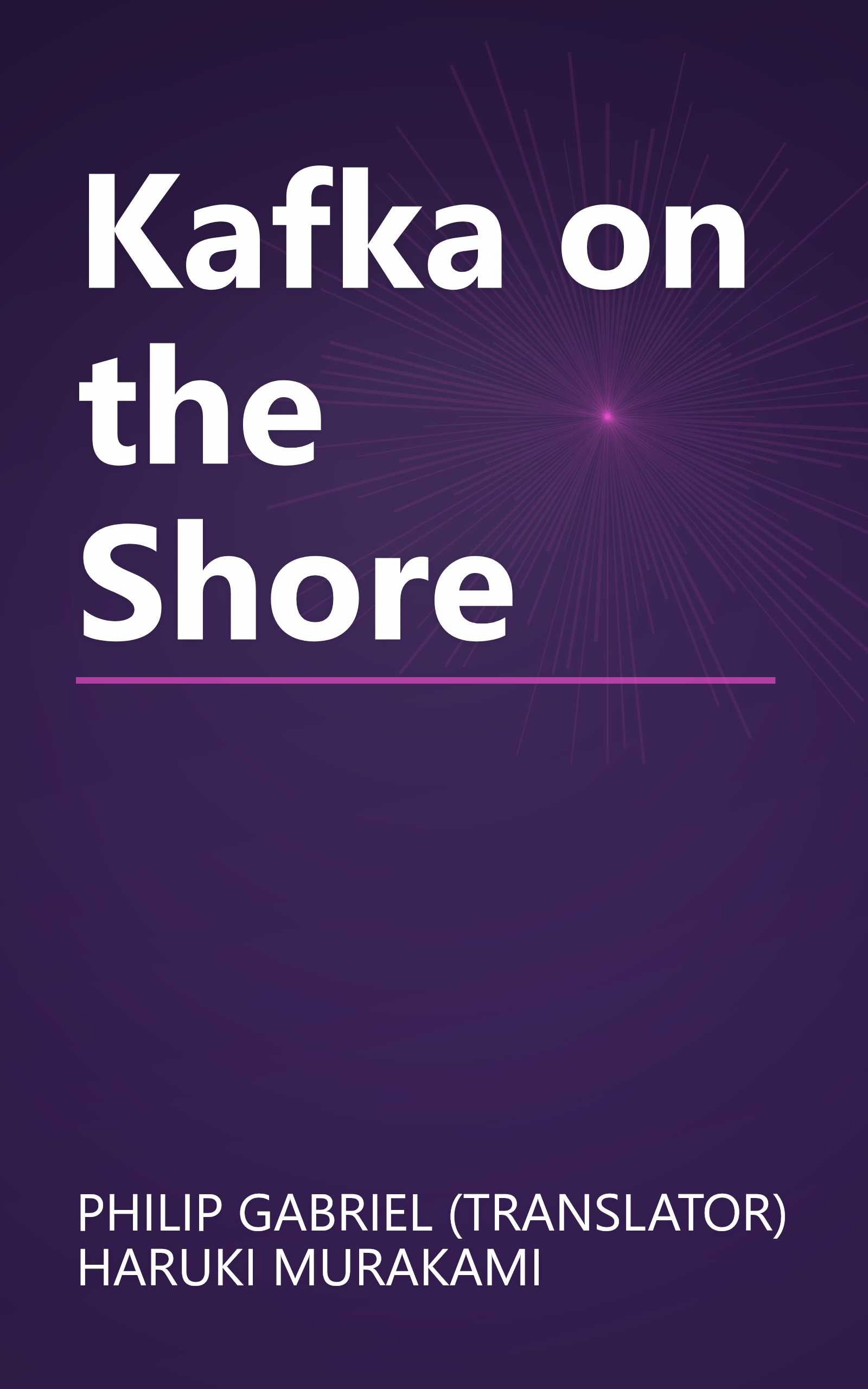 Kafka on the Shore book cover