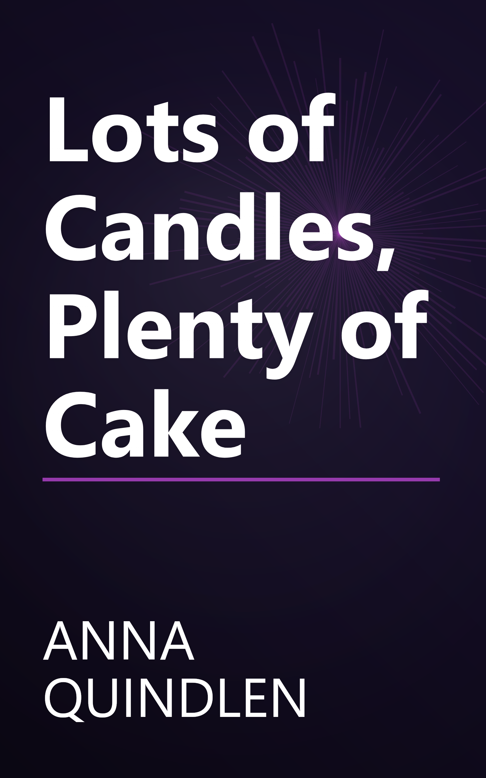 Lots of Candles, Plenty of Cake book cover
