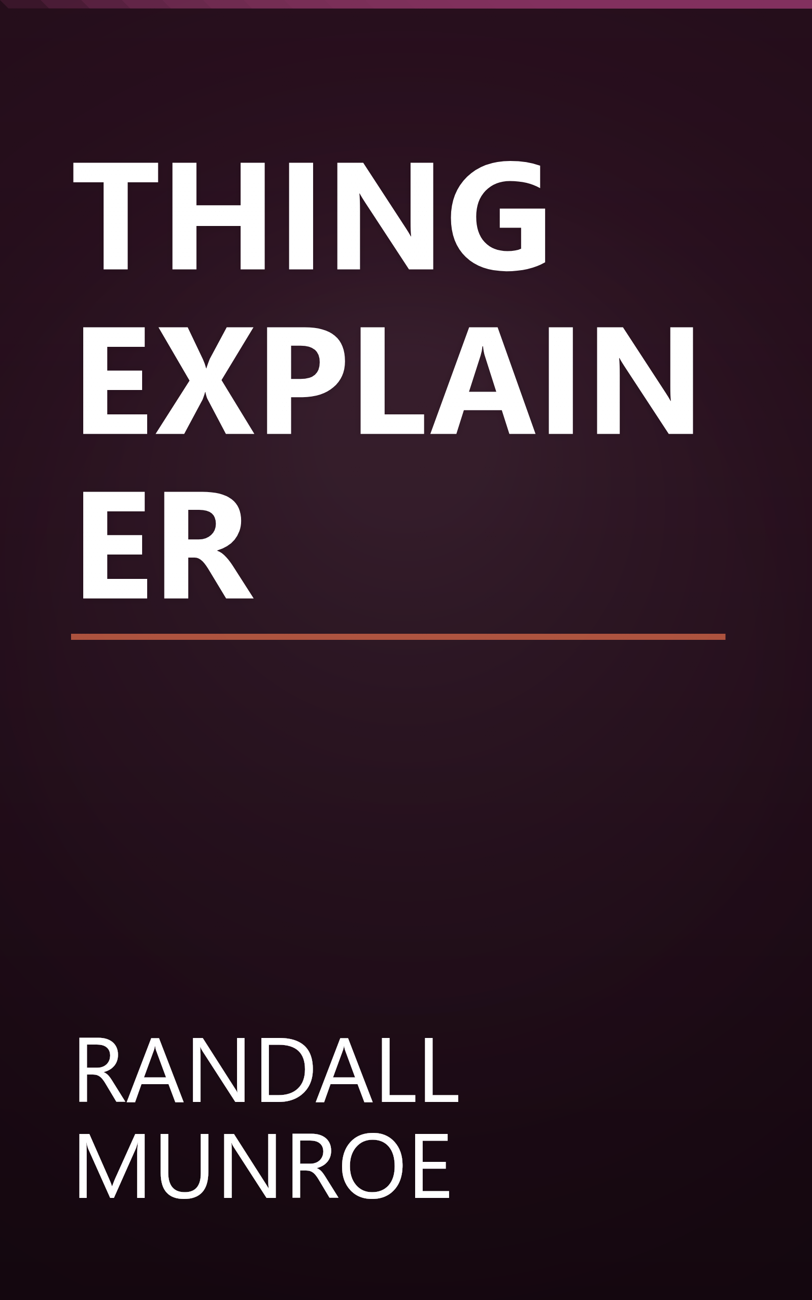 THING EXPLAINER book cover