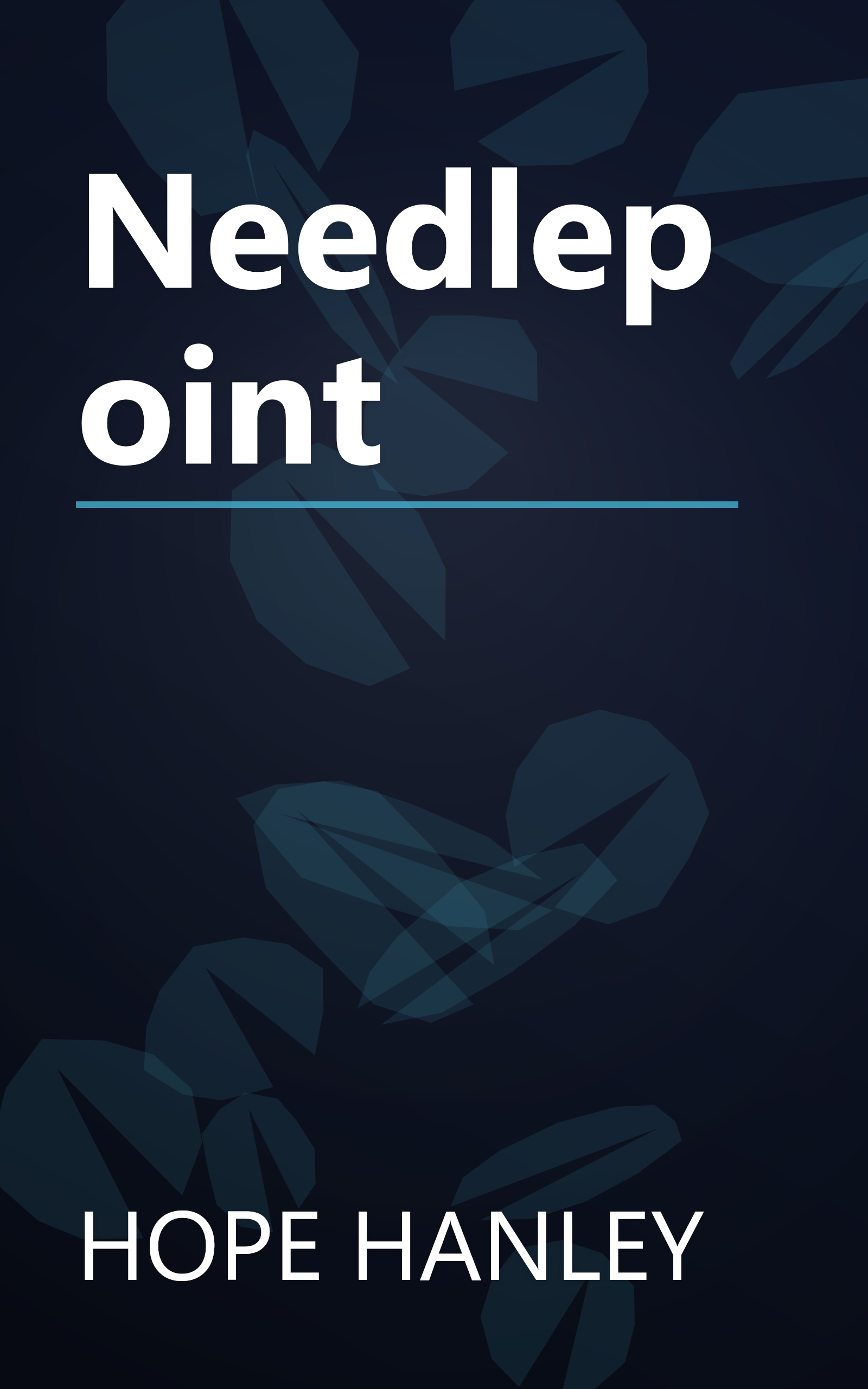 Needlepoint book cover