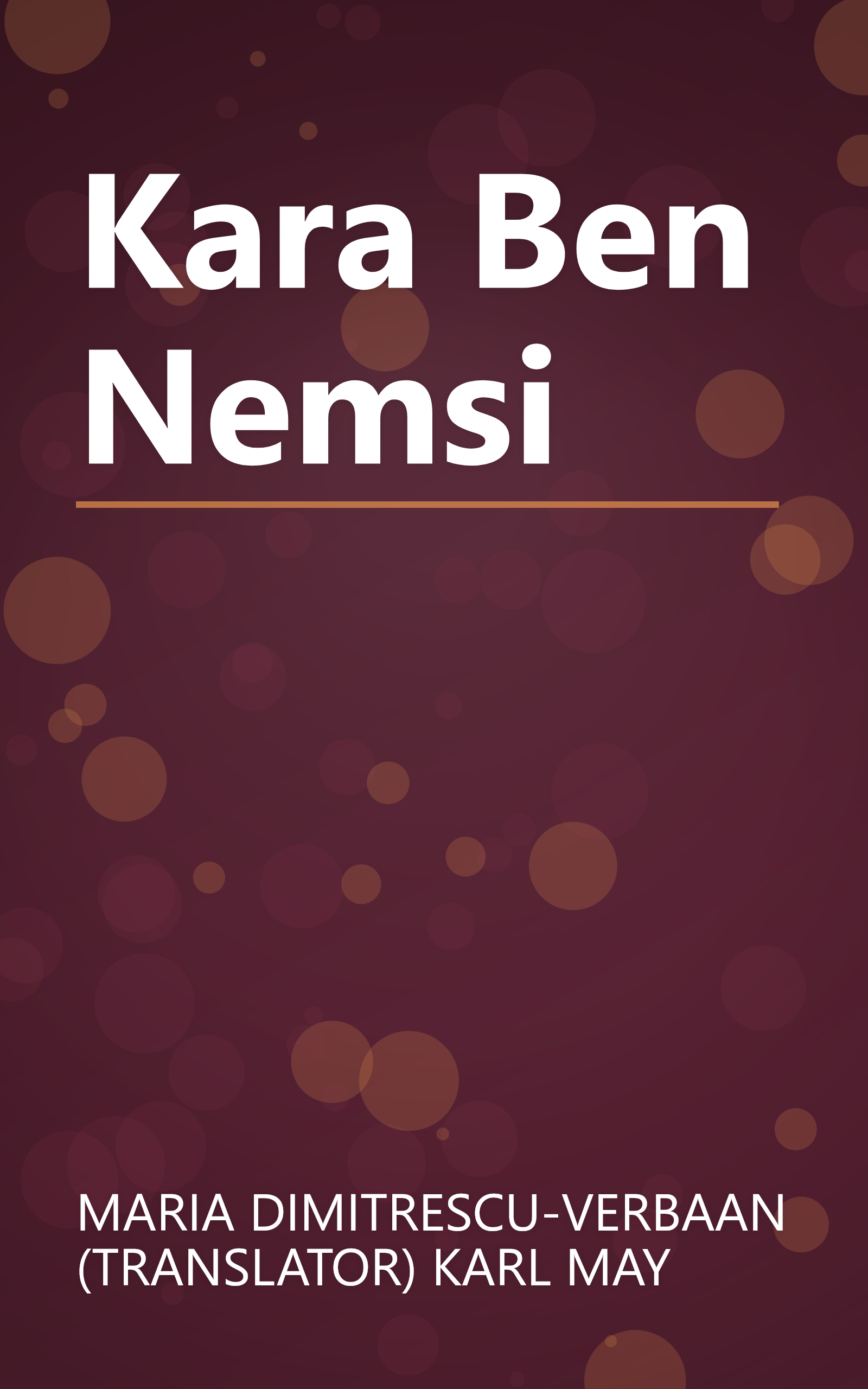 Kara Ben Nemsi book cover