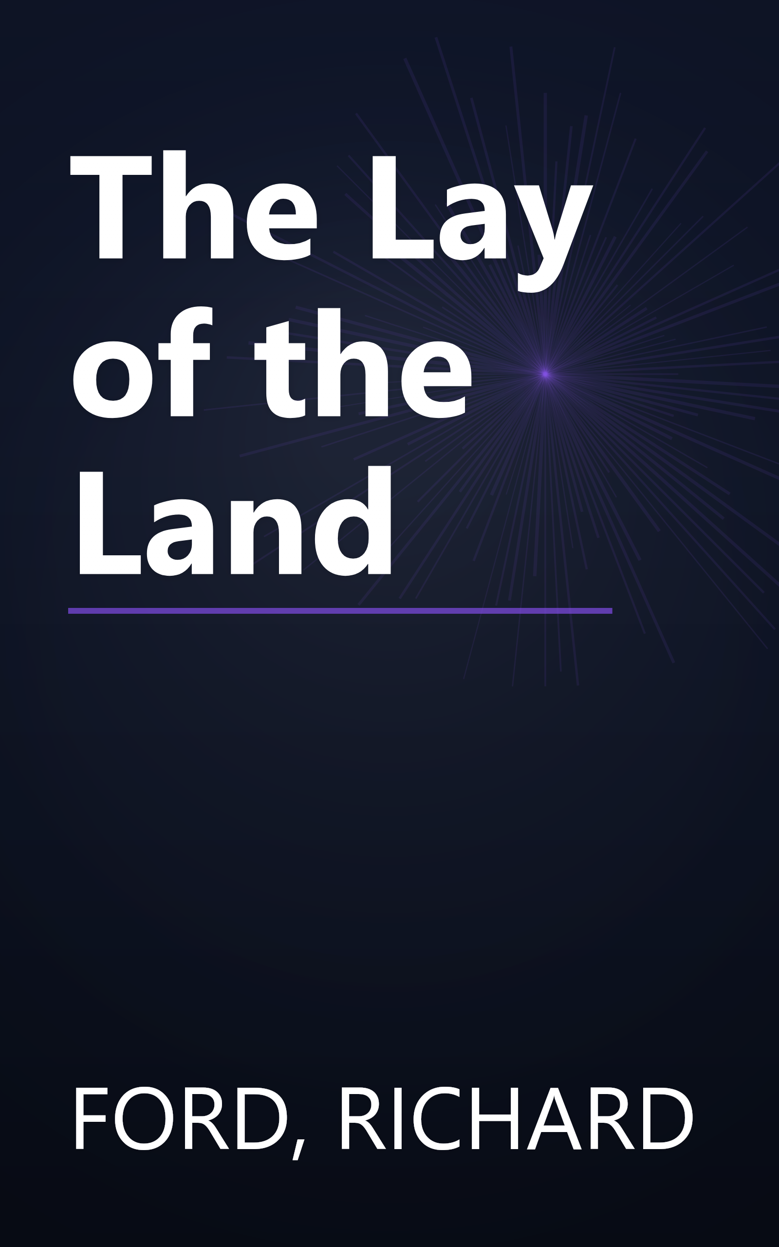The Lay of the Land book cover
