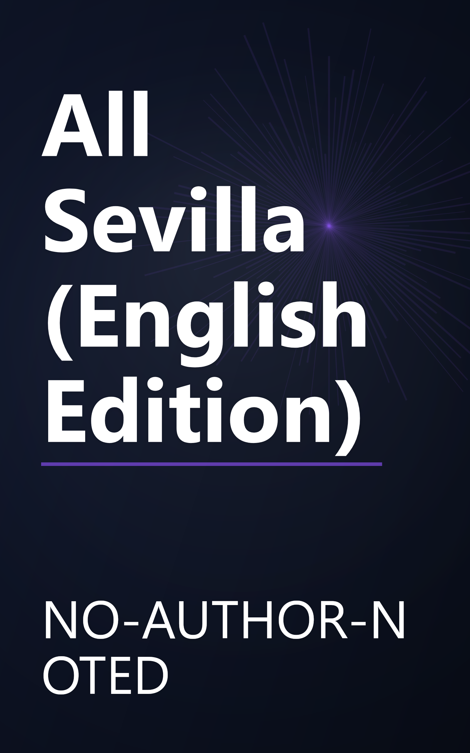All Sevilla (English Edition) book cover