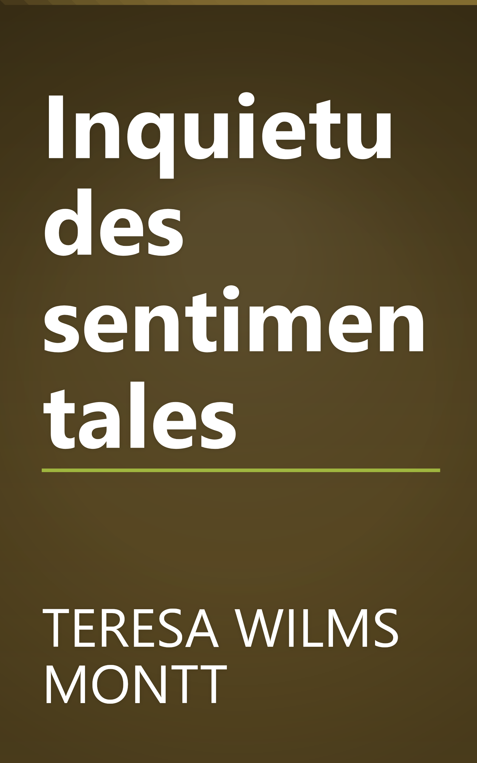 Inquietudes sentimentales book cover