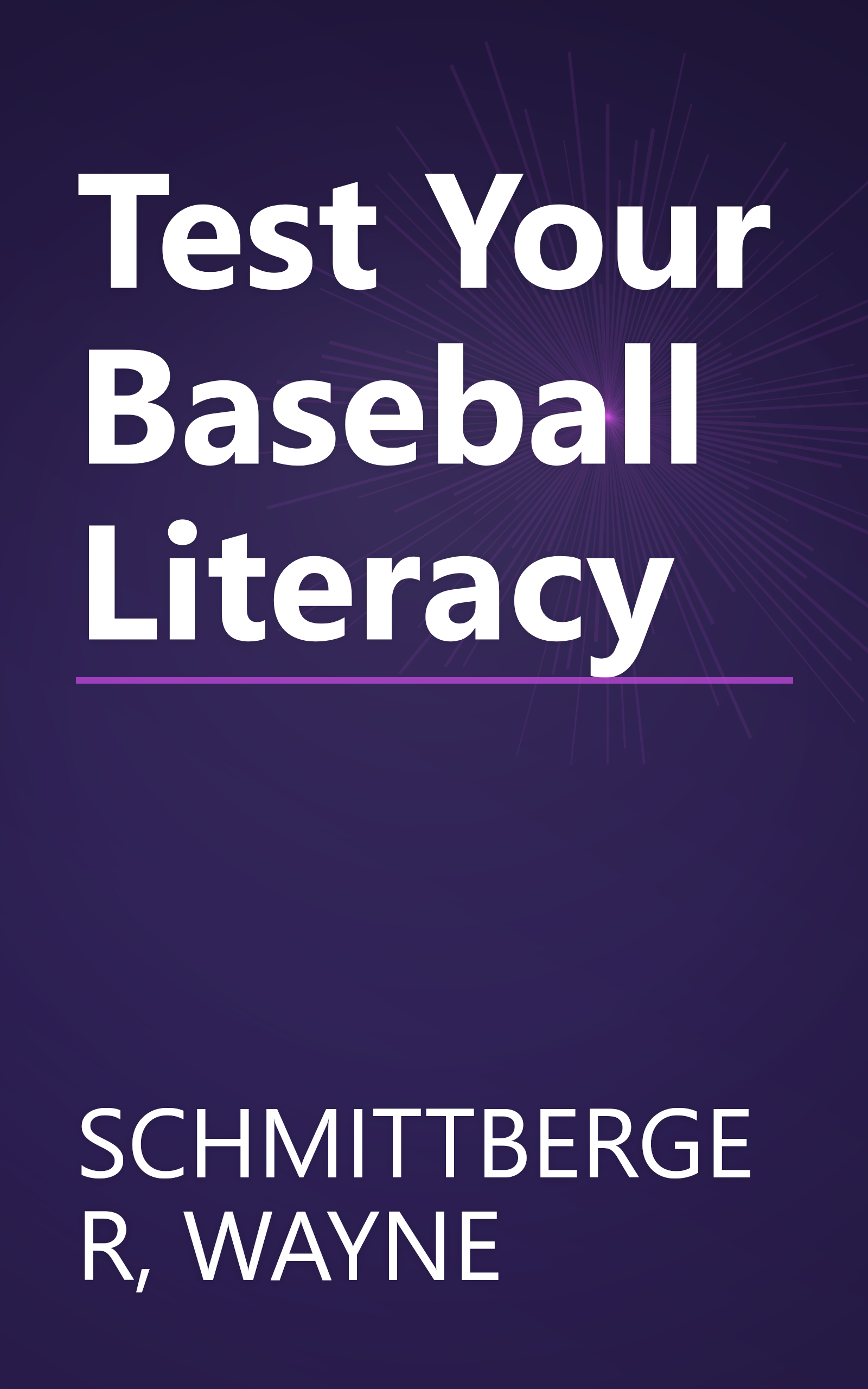 Test Your Baseball Literacy book cover