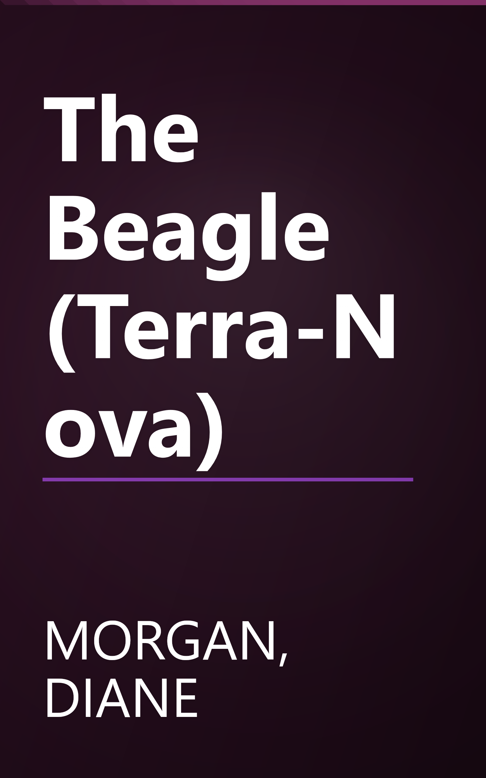 The Beagle (Terra-Nova) book cover