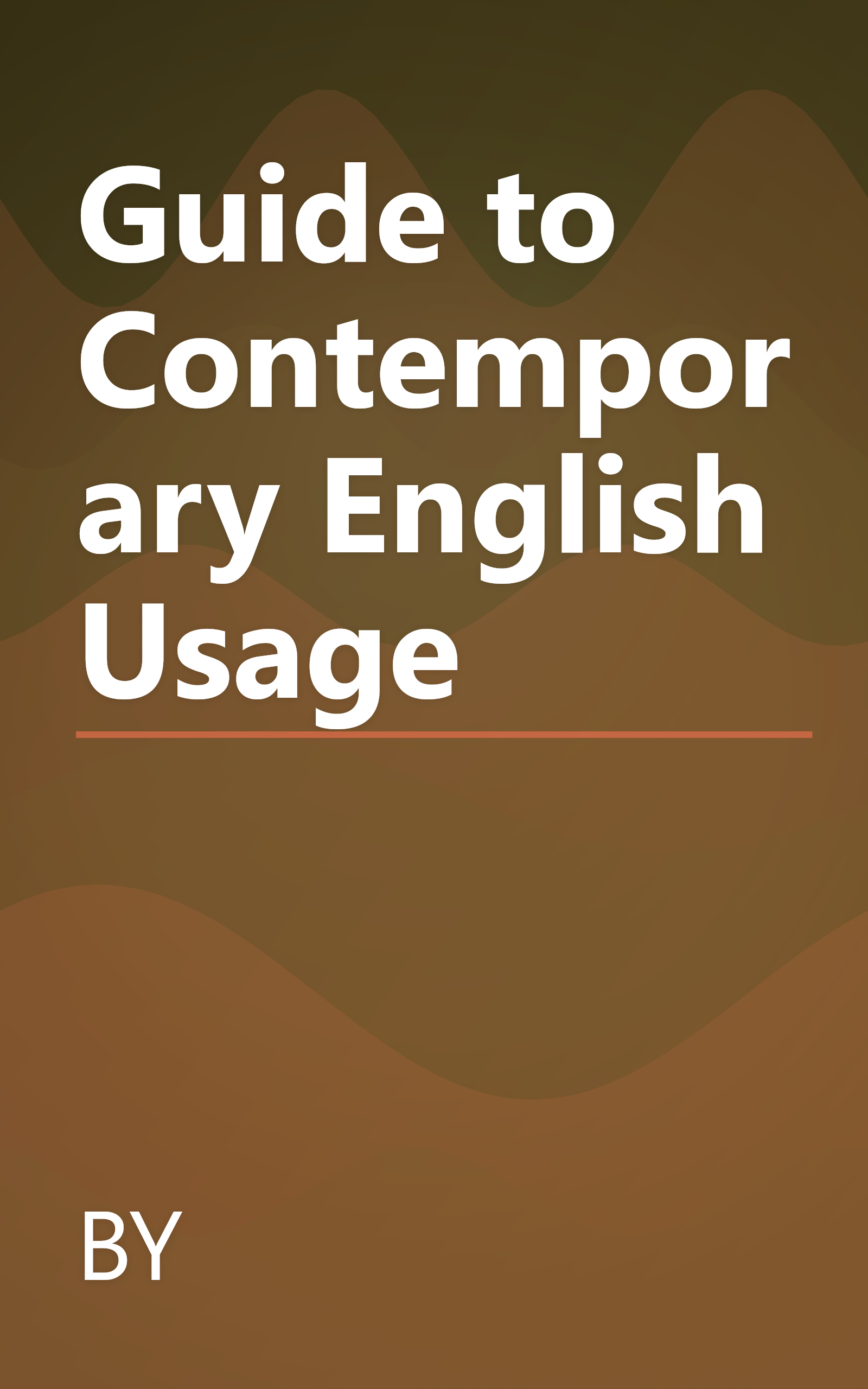 Guide to Contemporary English Usage book cover