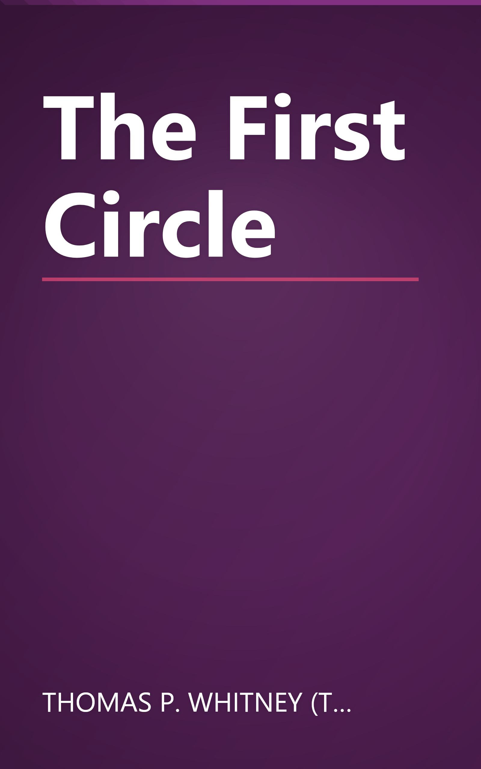 The First Circle book cover