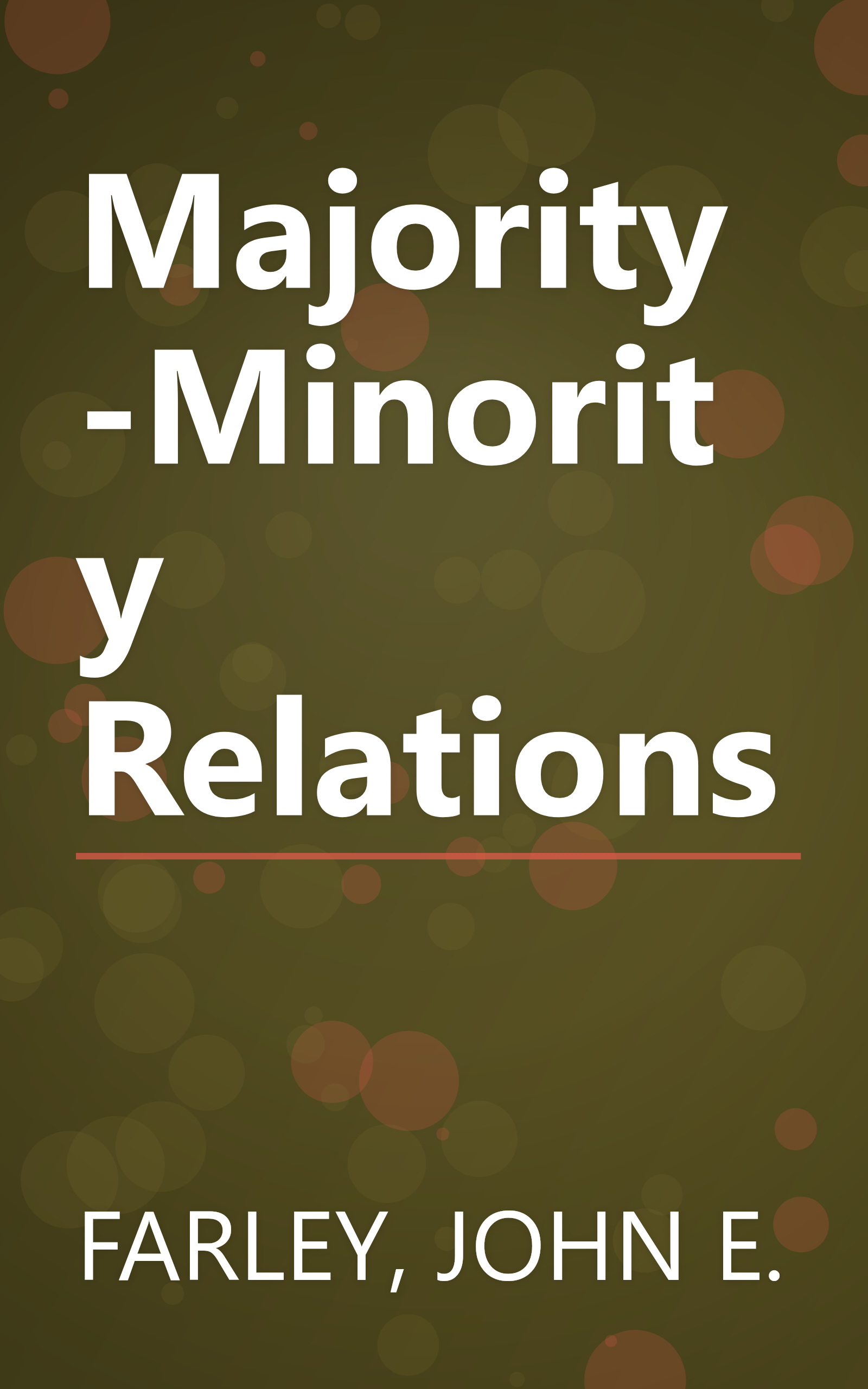 Majority-Minority Relations book cover