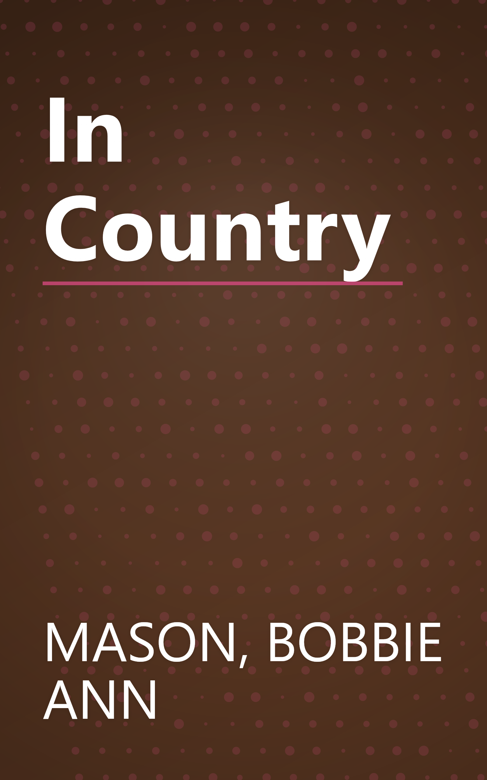 In Country book cover