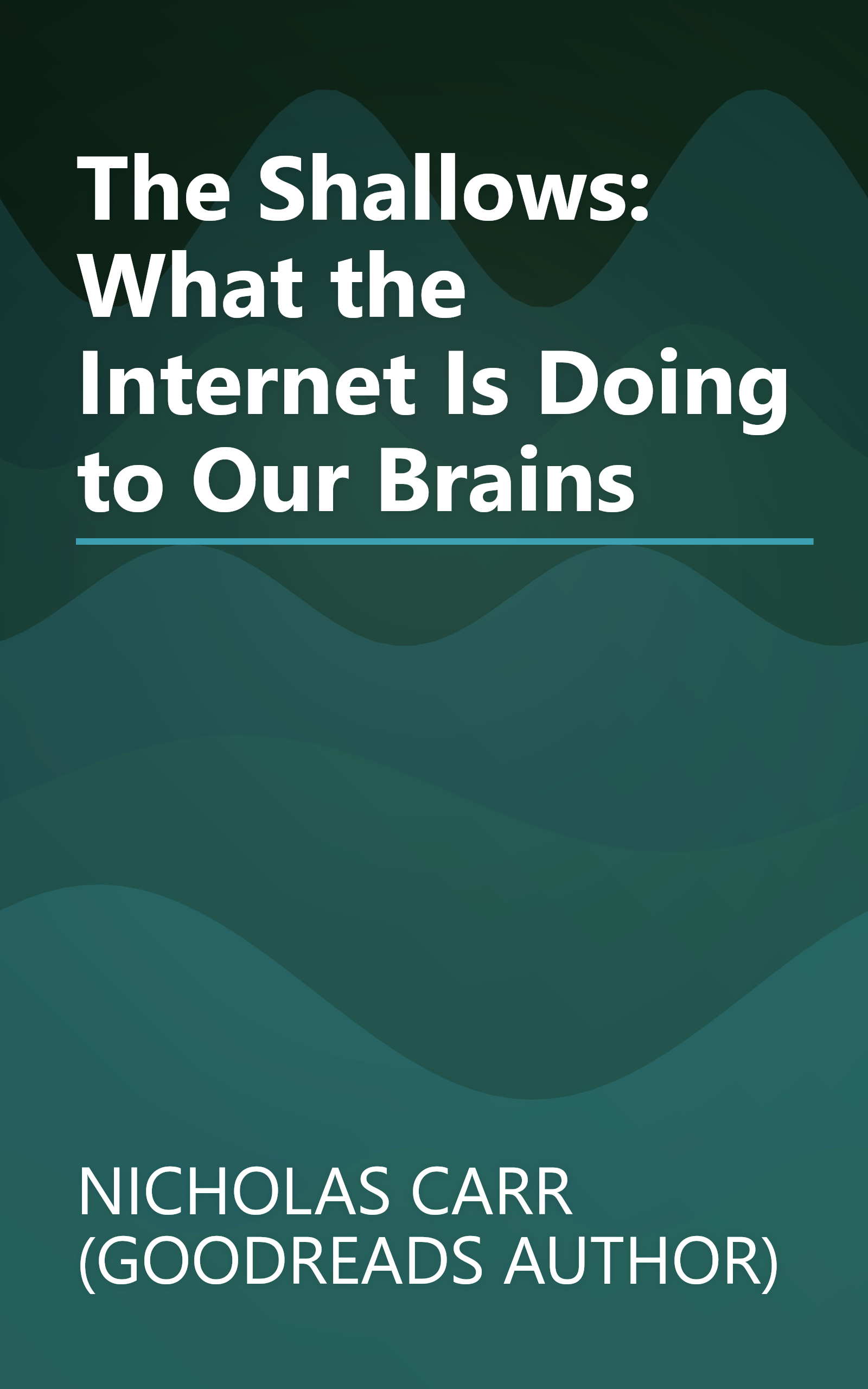 The Shallows: What the Internet Is Doing to Our Brains book cover