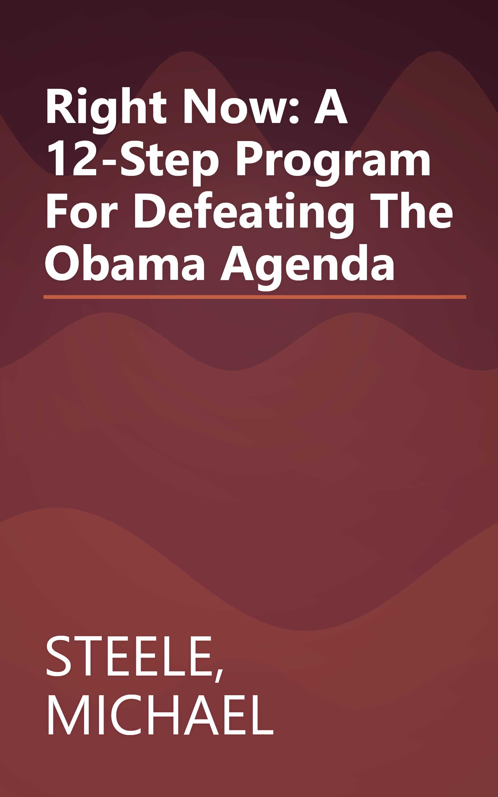 Right Now: A 12-Step Program For Defeating The Obama Agenda book cover