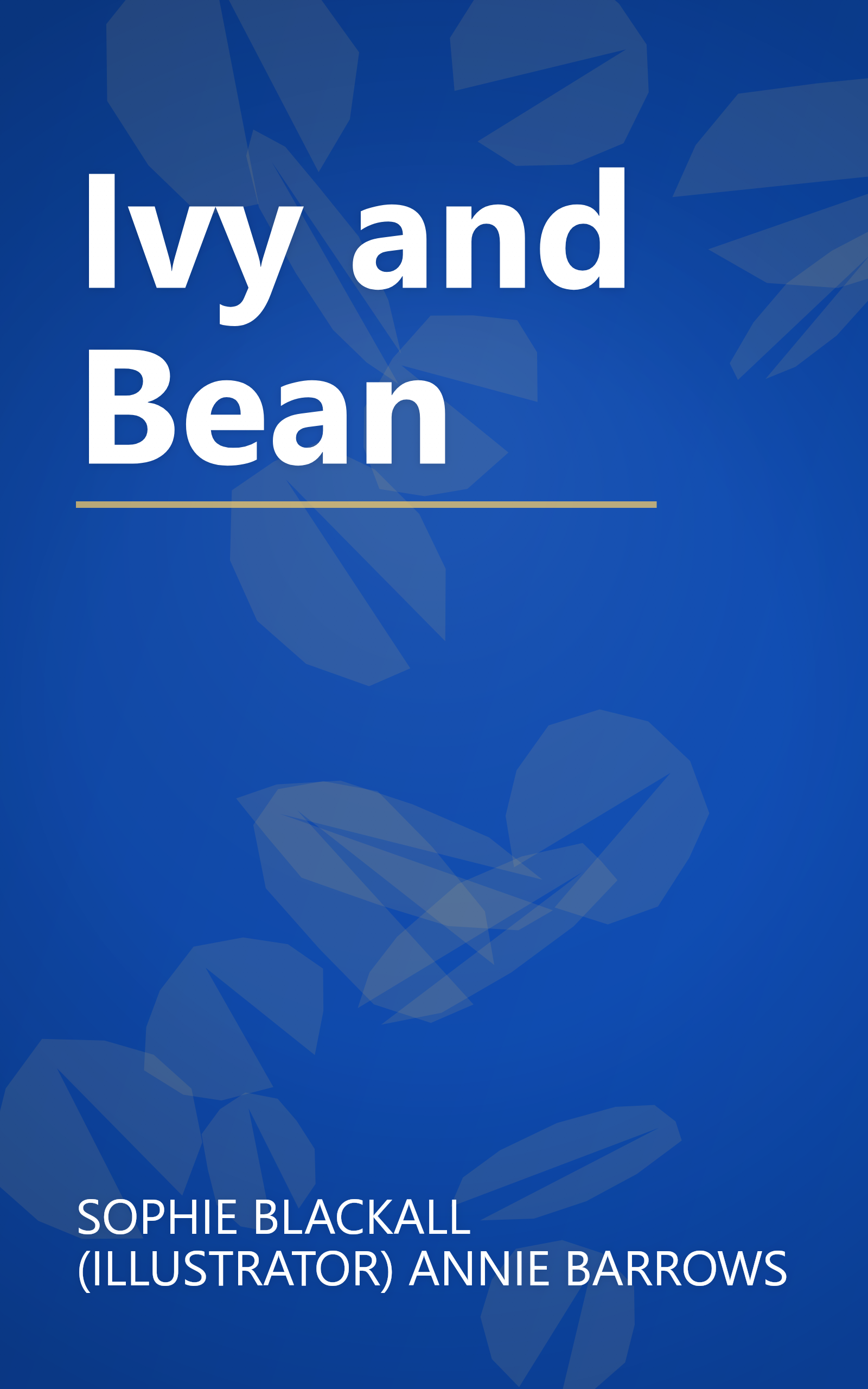 Ivy and Bean book cover