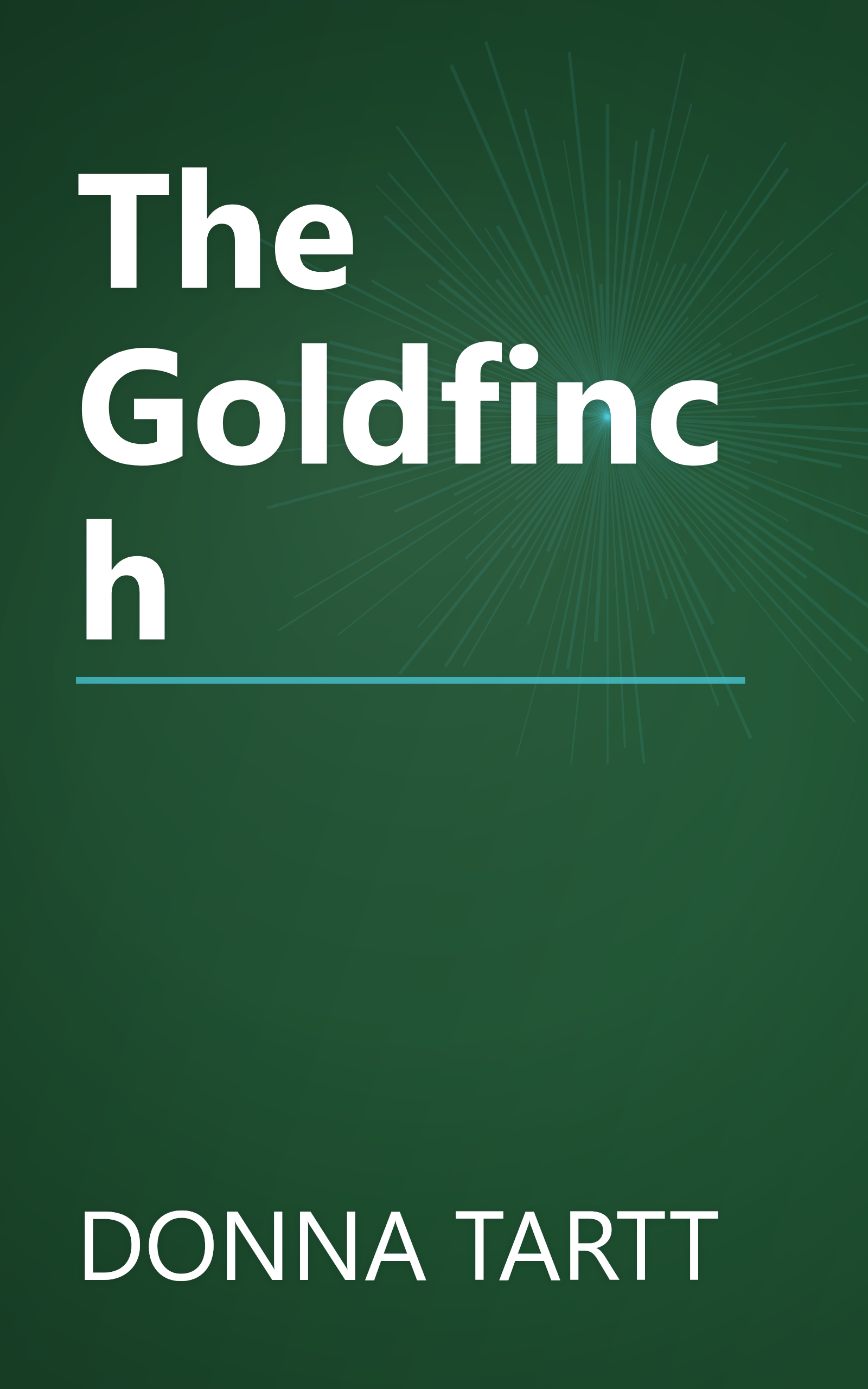 The Goldfinch book cover