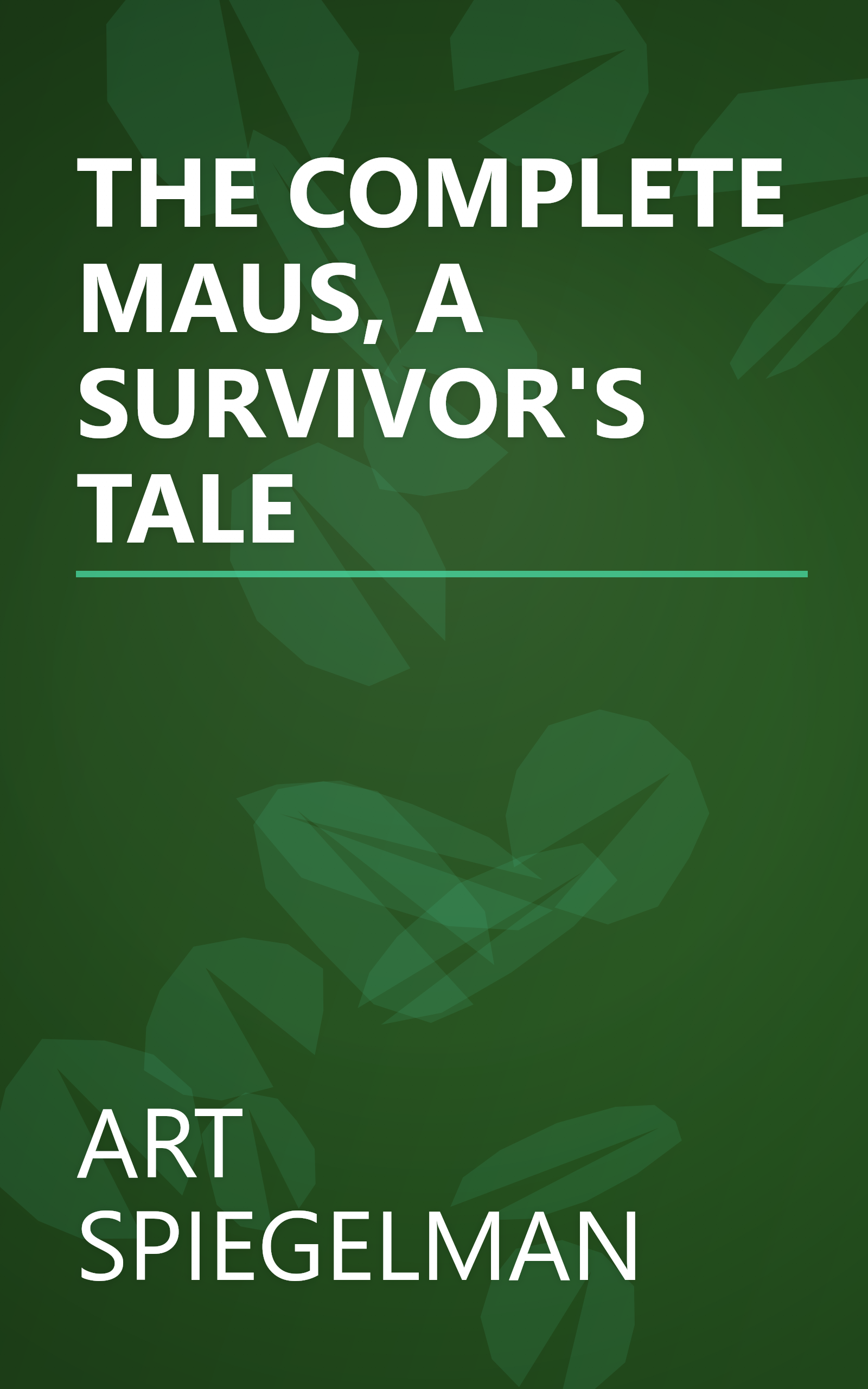 THE COMPLETE MAUS, A SURVIVOR'S TALE book cover