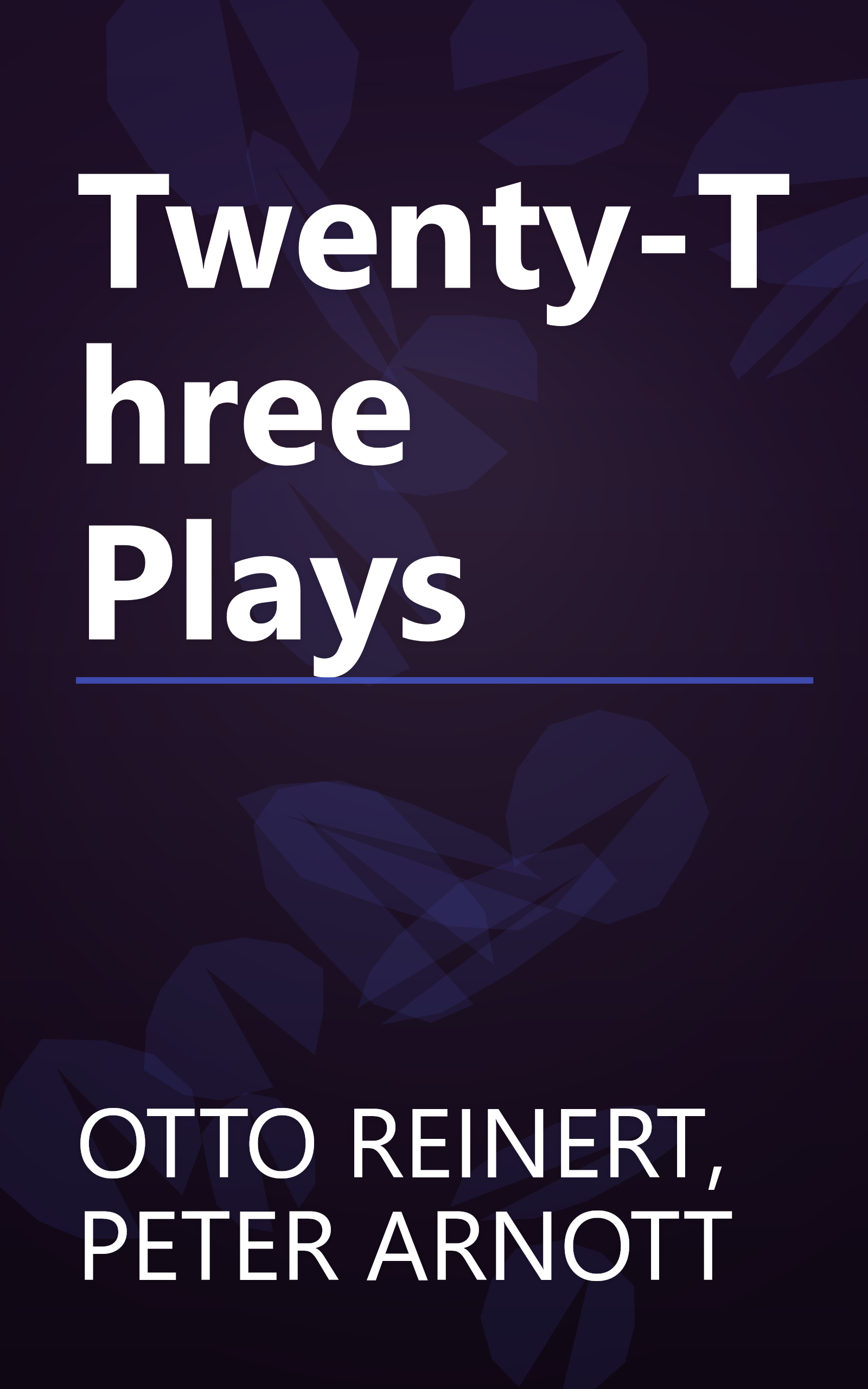 Twenty-Three Plays book cover