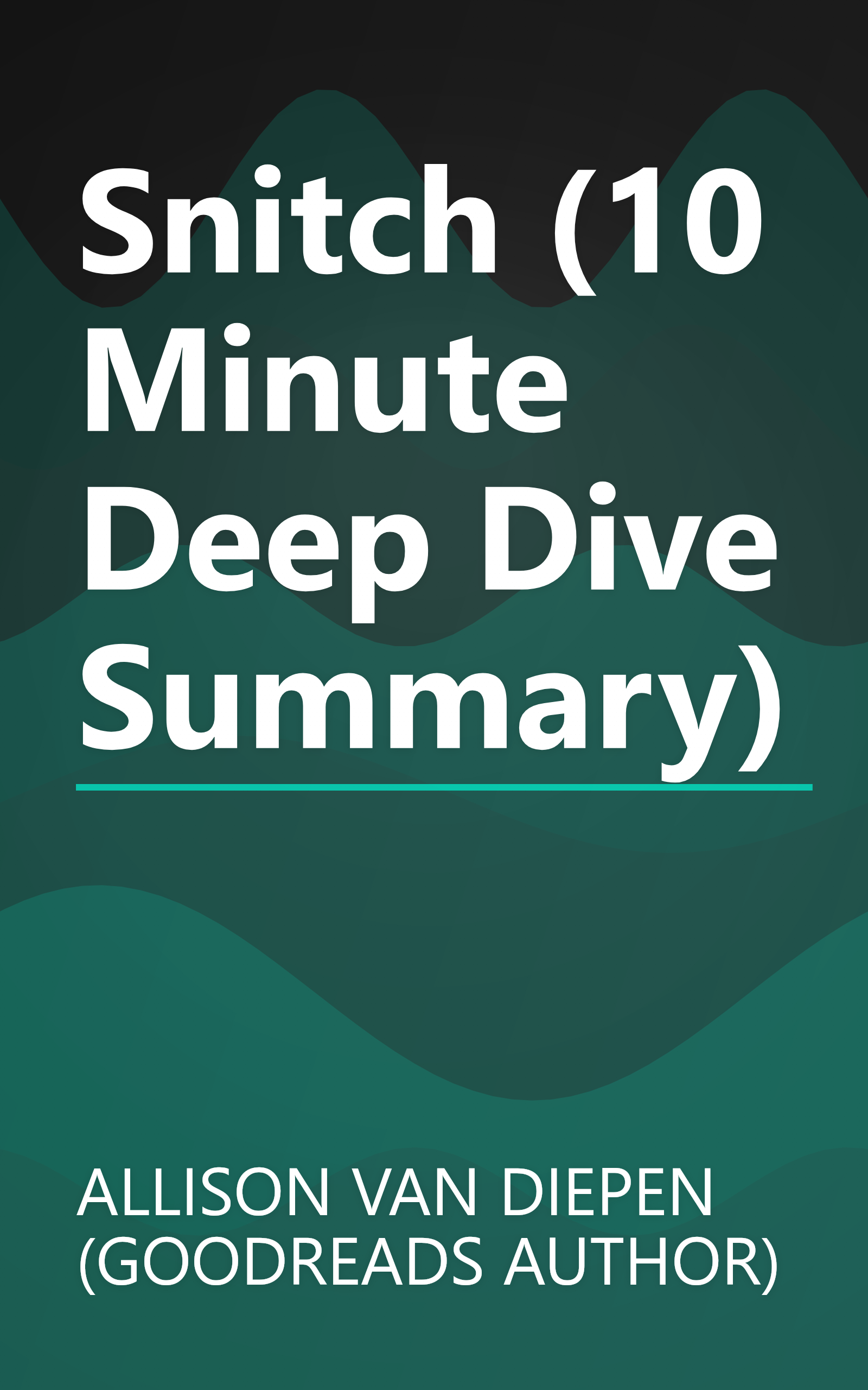 Snitch (10 Minute   Deep Dive Summary) book cover