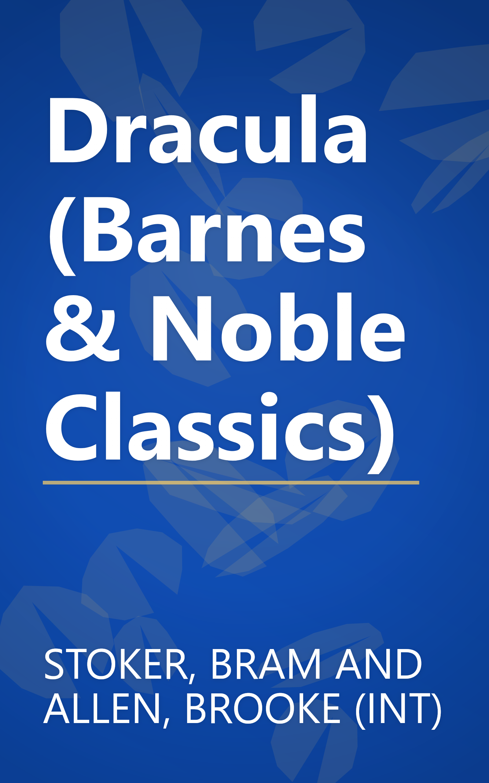 Dracula (Barnes & Noble Classics) book cover